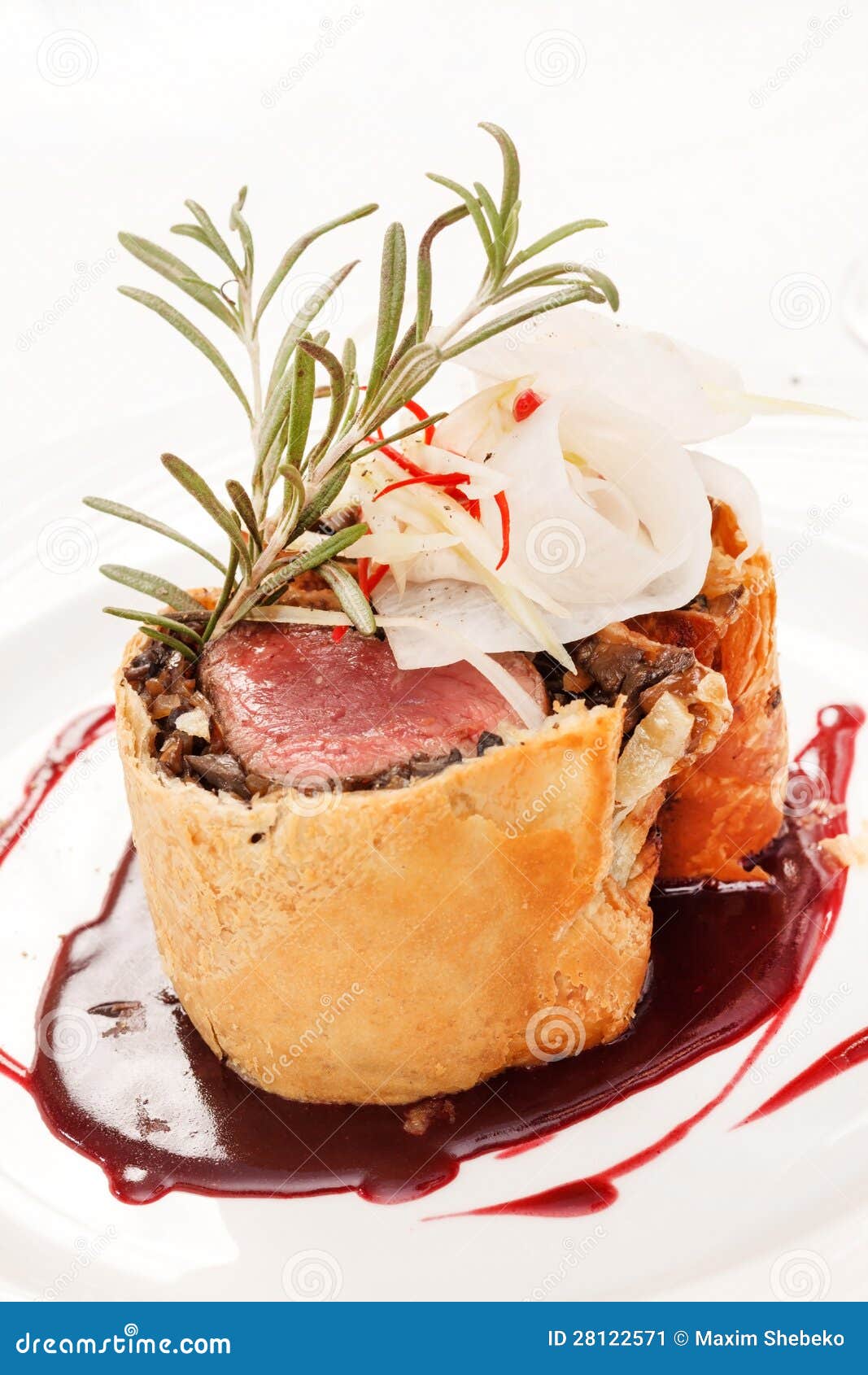 Fillet Wellington stock image. Image of beef, ingredient - 28122571