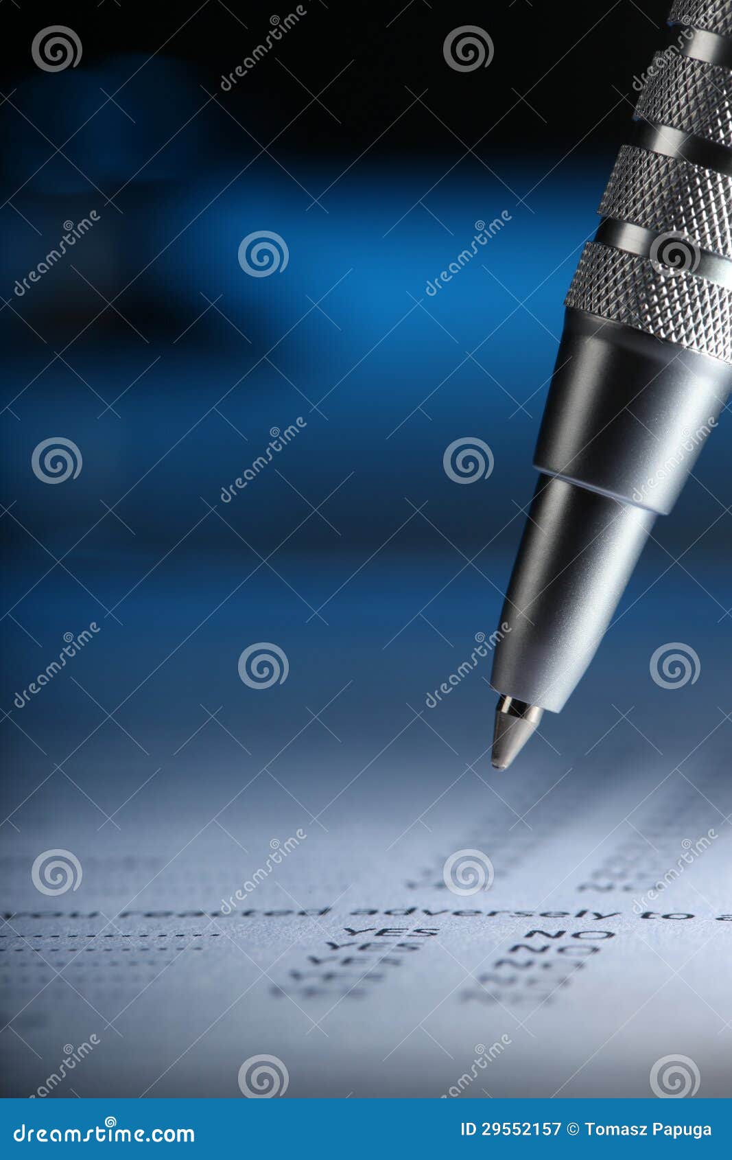 Filling Document Form stock image. Image of clinic, care - 29552157