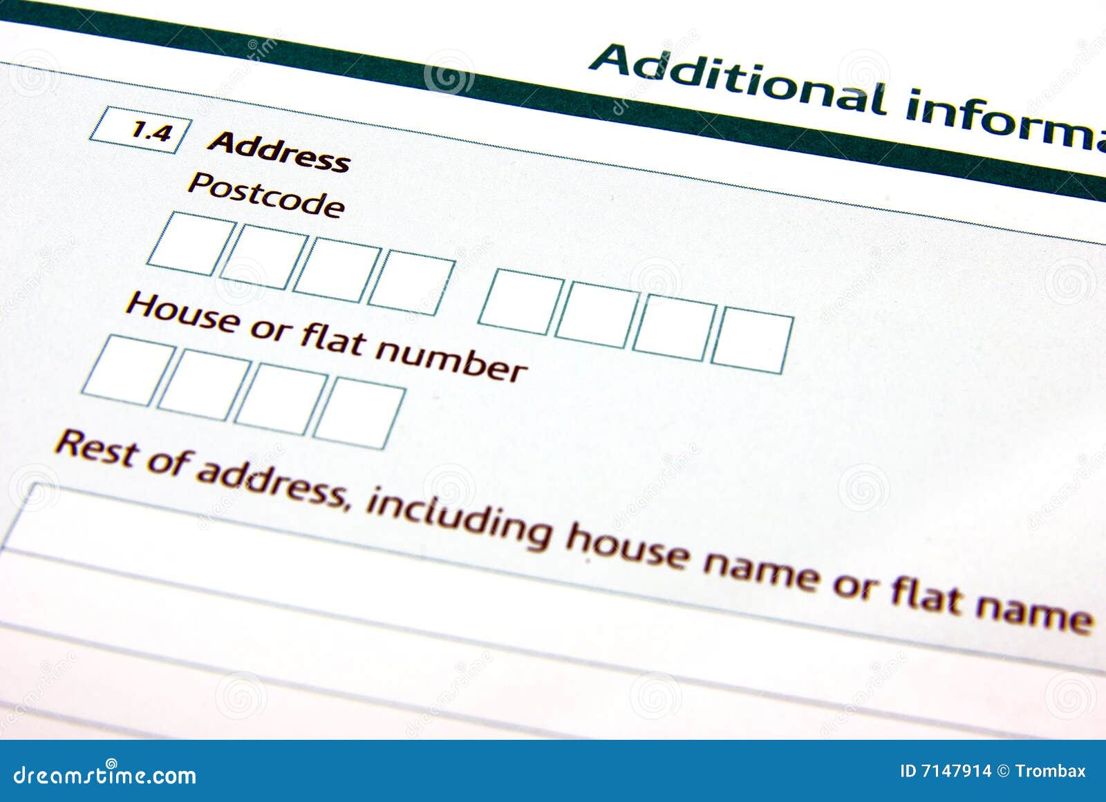 Filling a form stock photo. Image of formalities, macro - 7147914