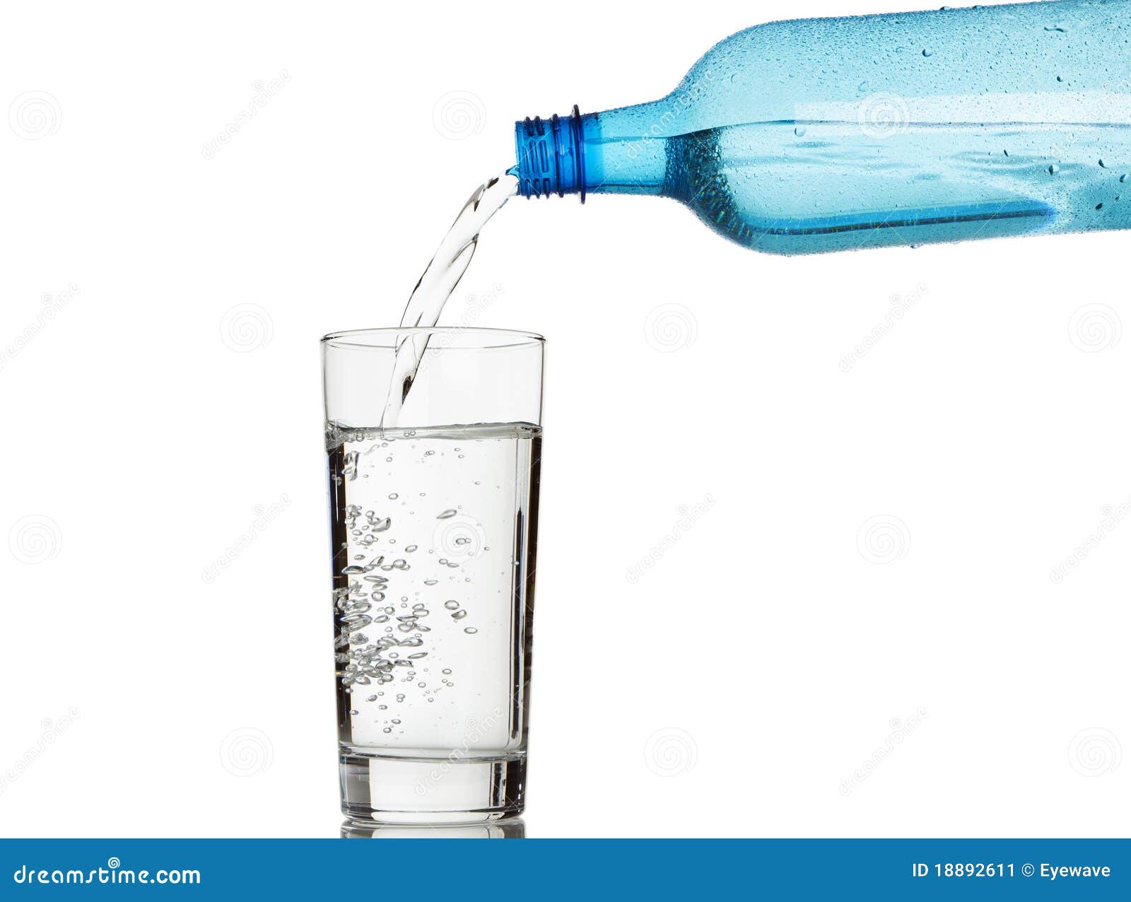 Filling a glass of water stock image. Image of pouring - 18892611