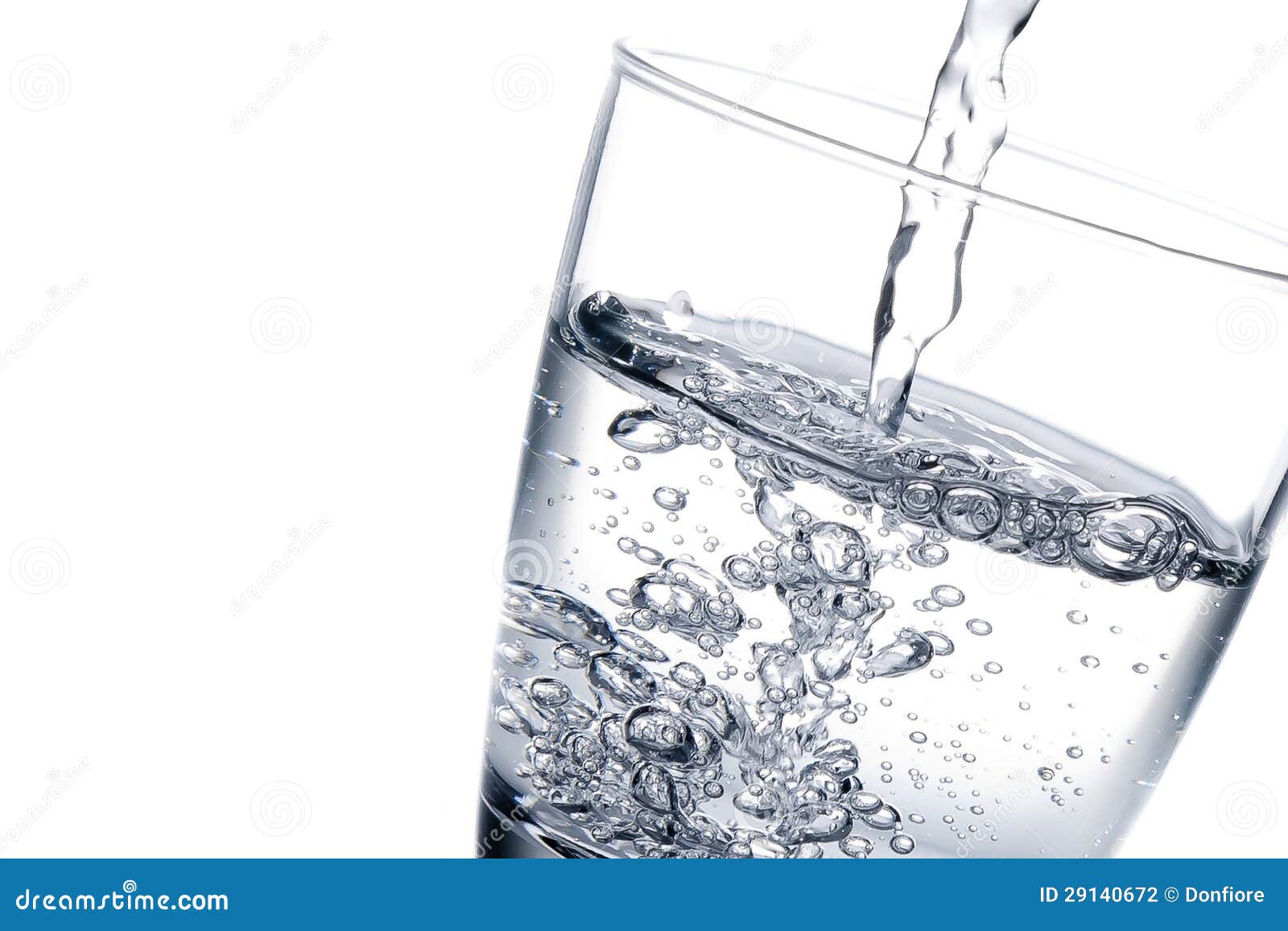 Filling a glass with water stock photo. Image of alcohol - 29140672