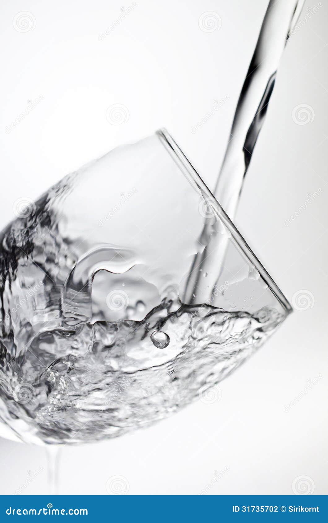 Filling a glass with water stock photo. Image of aqua - 31735702