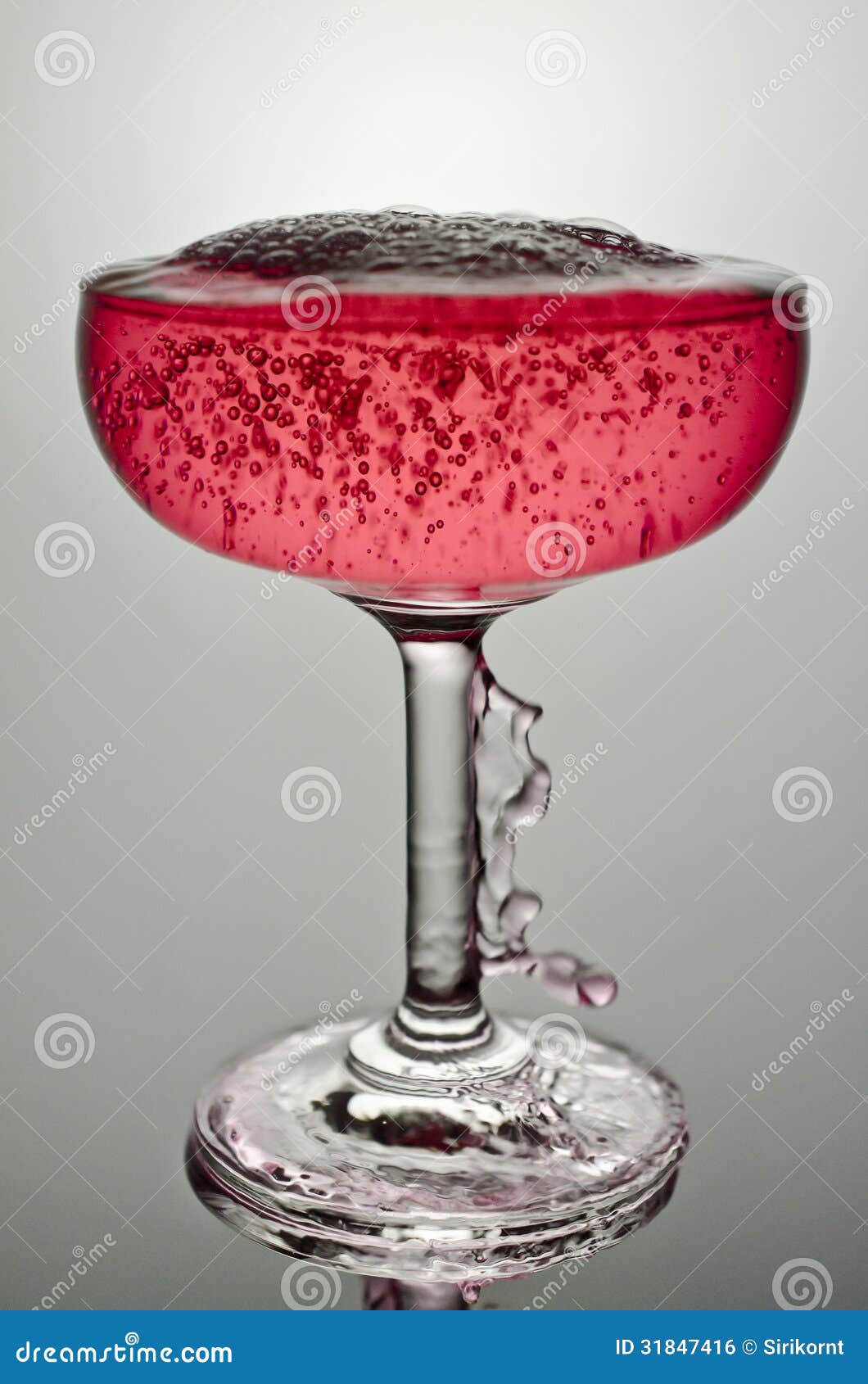 Filling a Glass with Water Showing a Drink Concept Stock Photo - Image ...