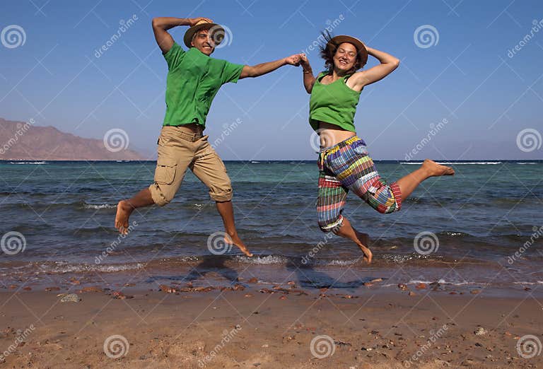 Filling Happy! stock image. Image of ocean, beach, cheerful - 22319309