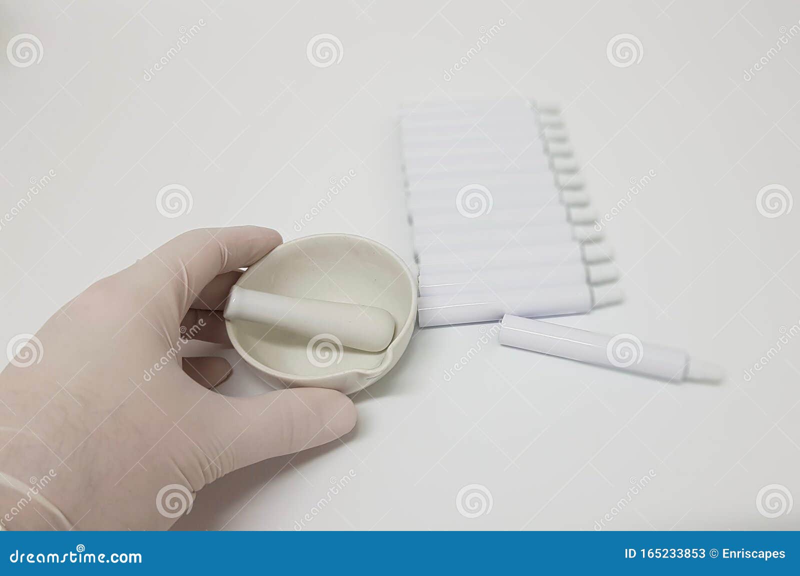 Filling Ophthalmic Ointment Tubes Stock Image | CartoonDealer.com ...
