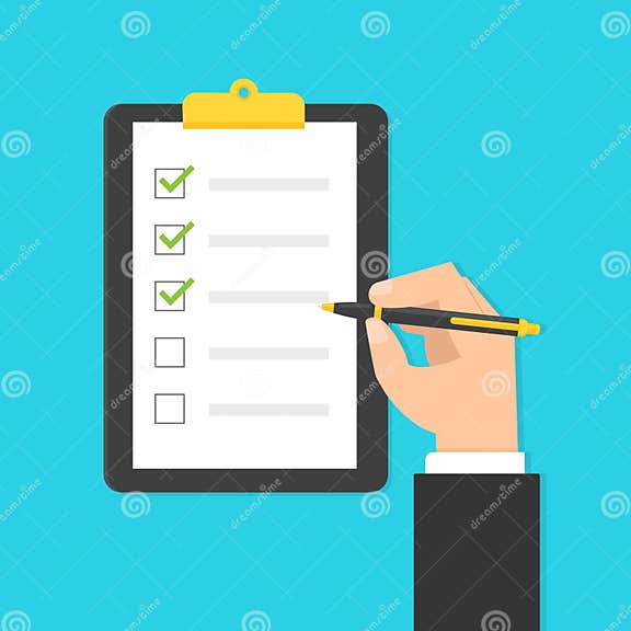 Filling out forms design stock vector. Illustration of male - 115881569