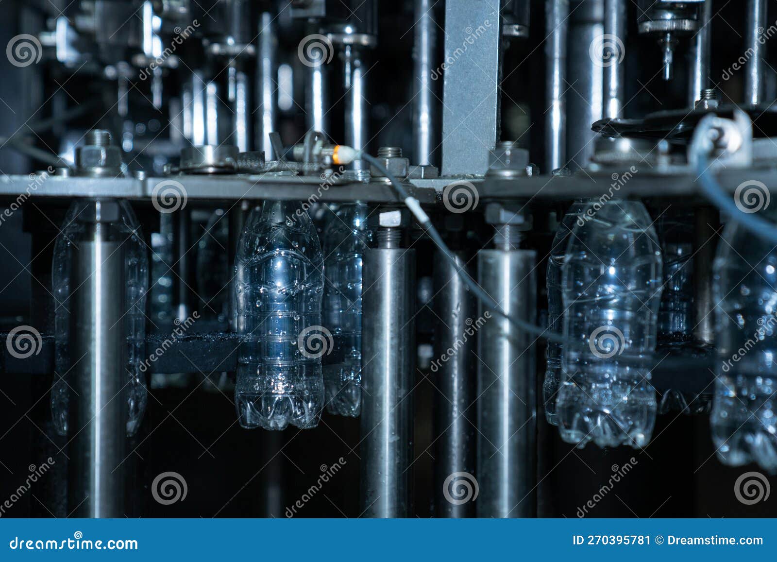 Filling Plastic Bottles with Water Stock Image - Image of bottle, aqua ...