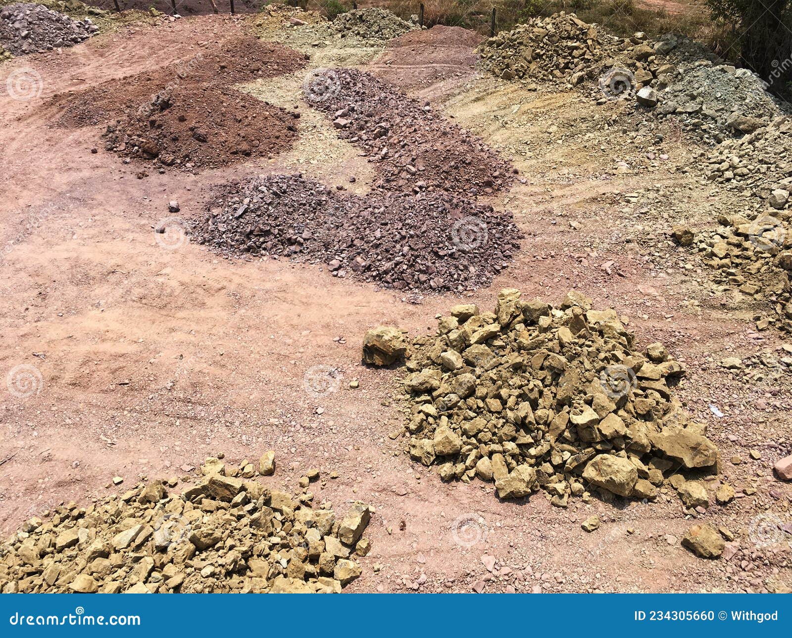 Filling Soil on Plot of Land Stock Photo - Image of improvement ...