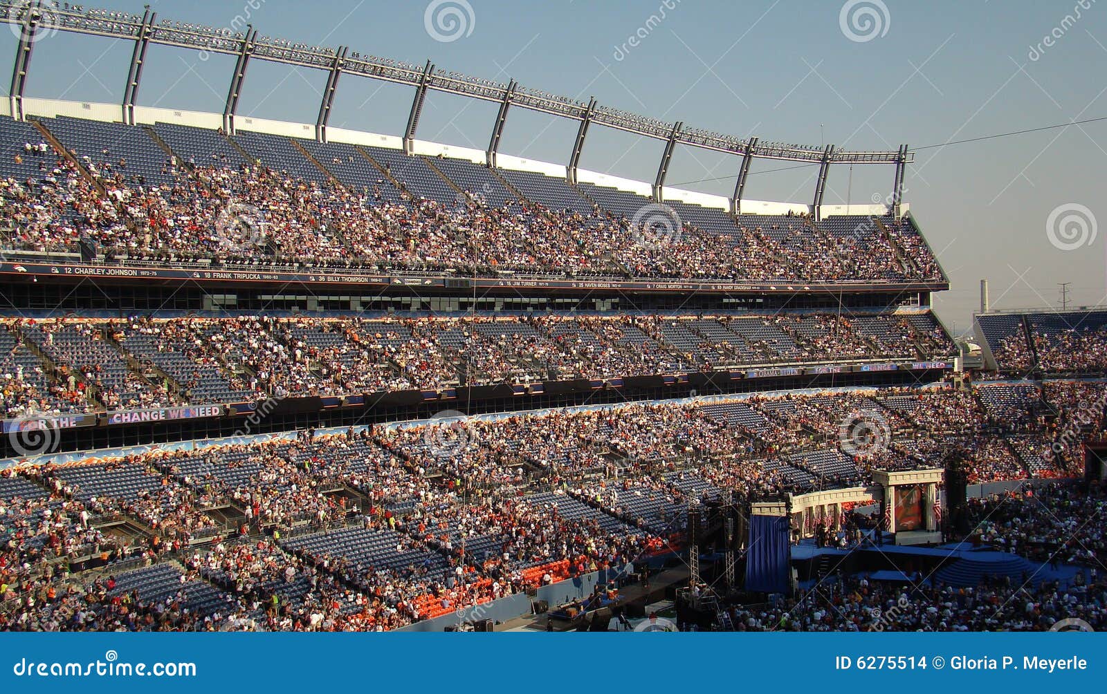 Filling Stands at DNC editorial stock image. Image of field - 6275514