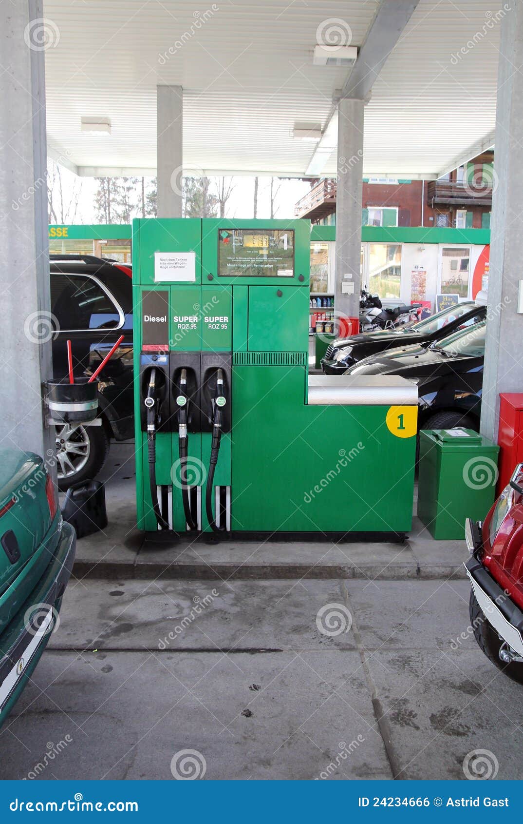 A filling station stock photo. Image of borders, economically - 24234666