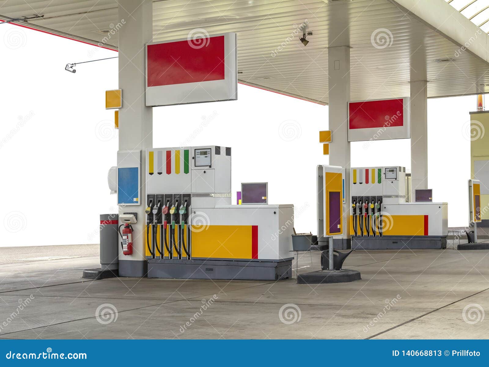 Filling station stock image. Image of life, contemporary - 140668813