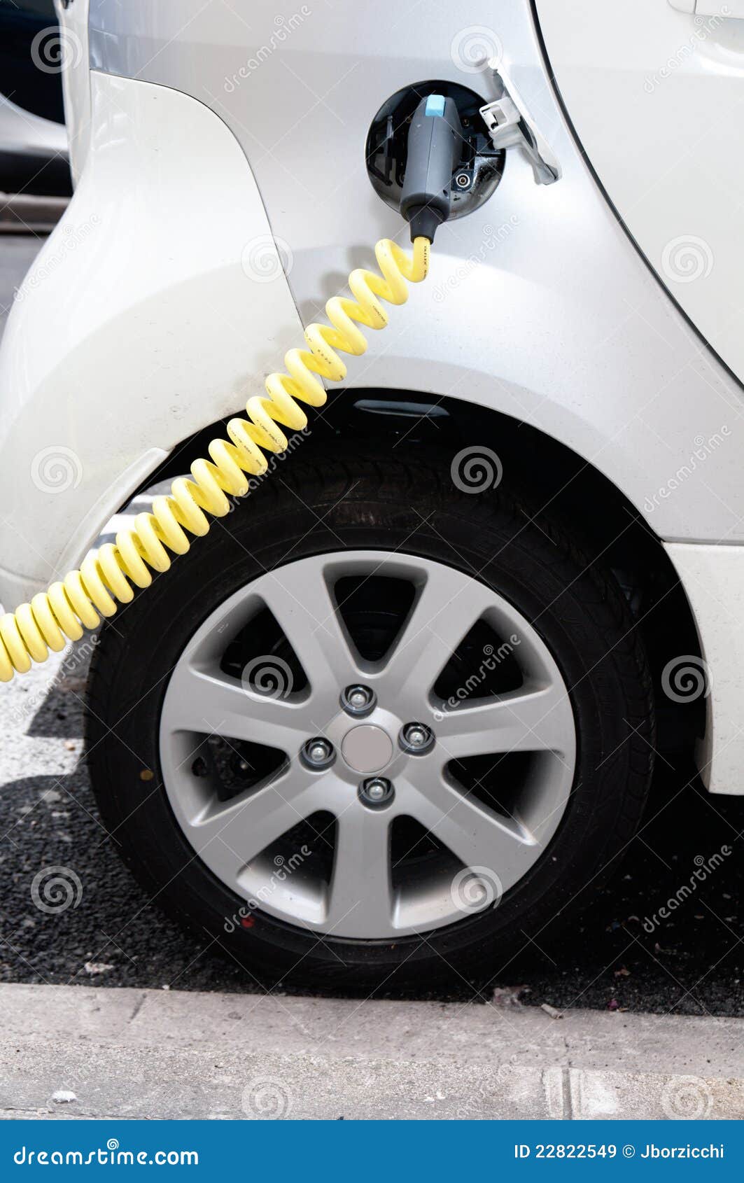 Filling Station for Electric Cars Stock Image - Image of fuel, charge ...