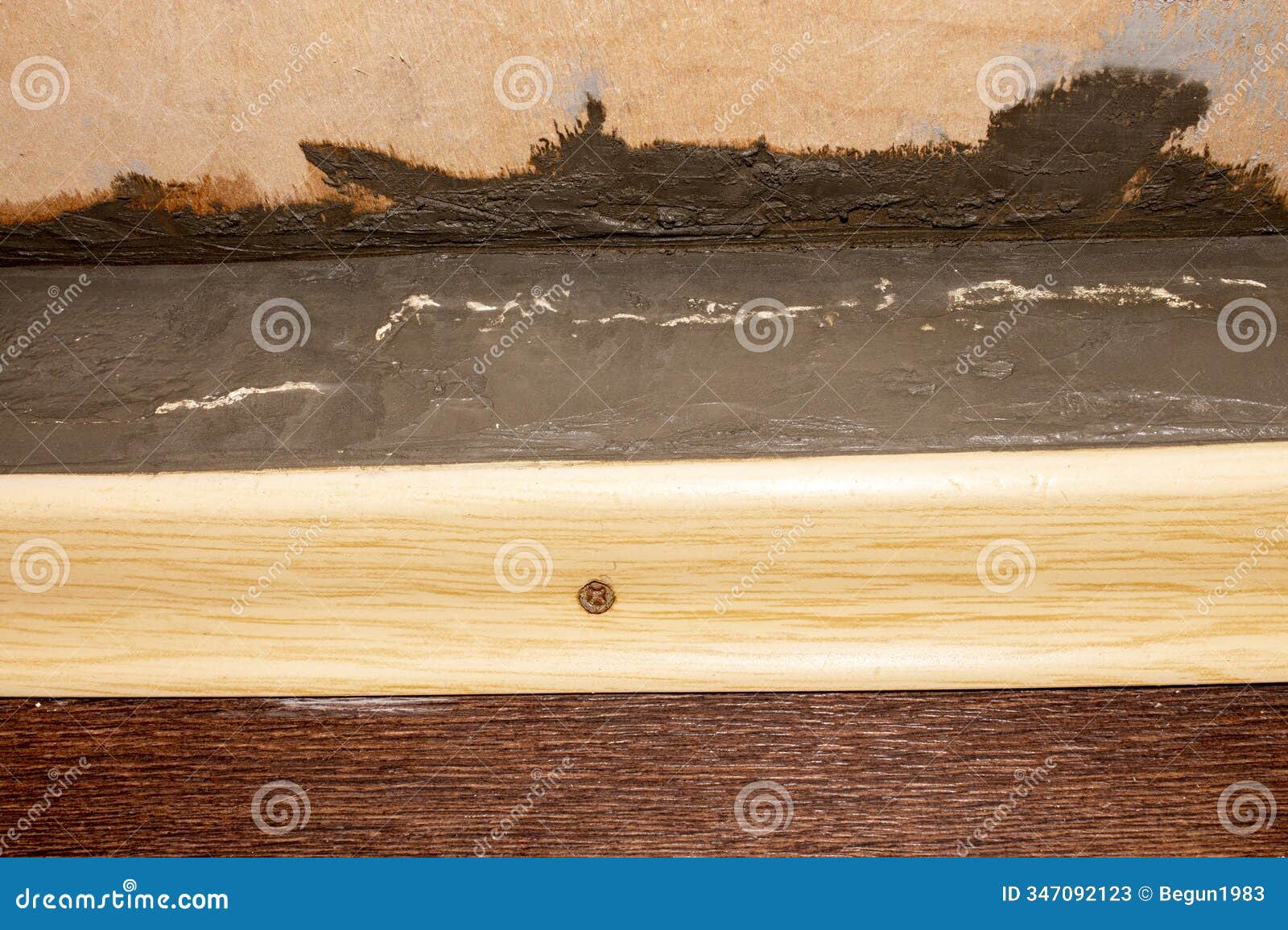 Filling the Threshold with Concrete.Cementing of the Threshold ...