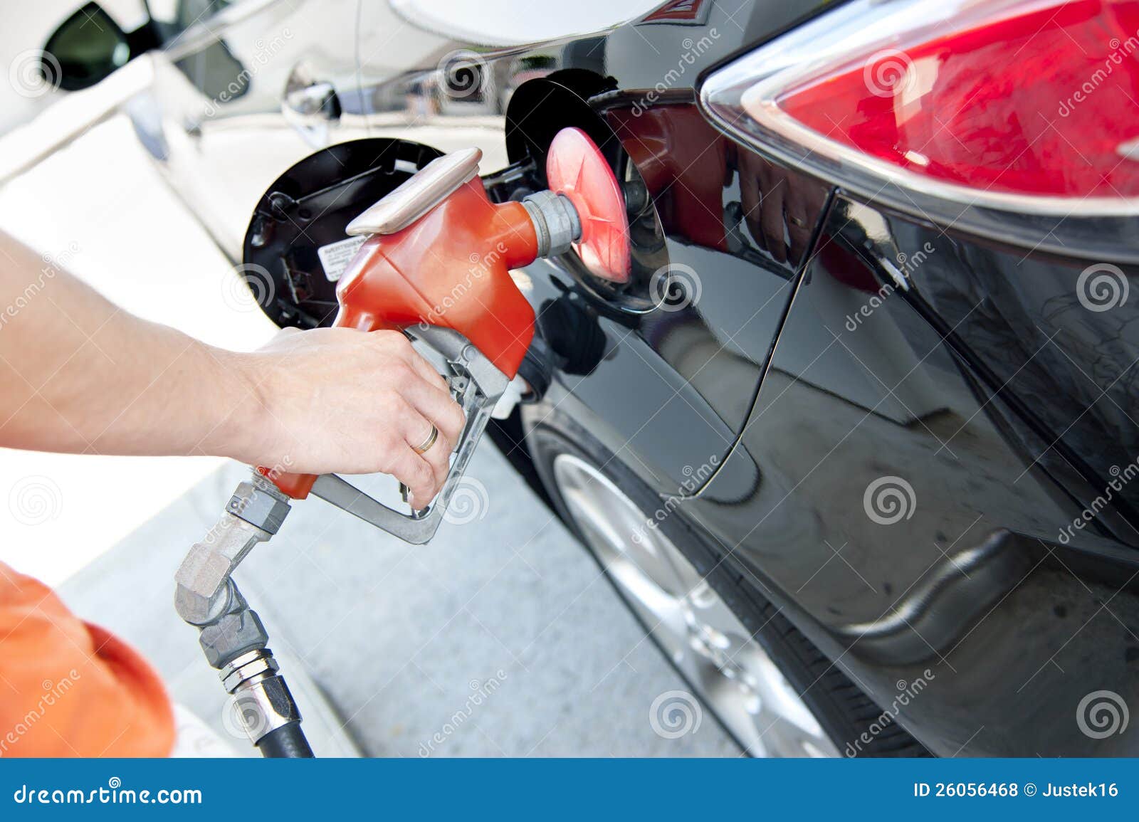 Filling up the tank stock photo. Image of environment - 26056468