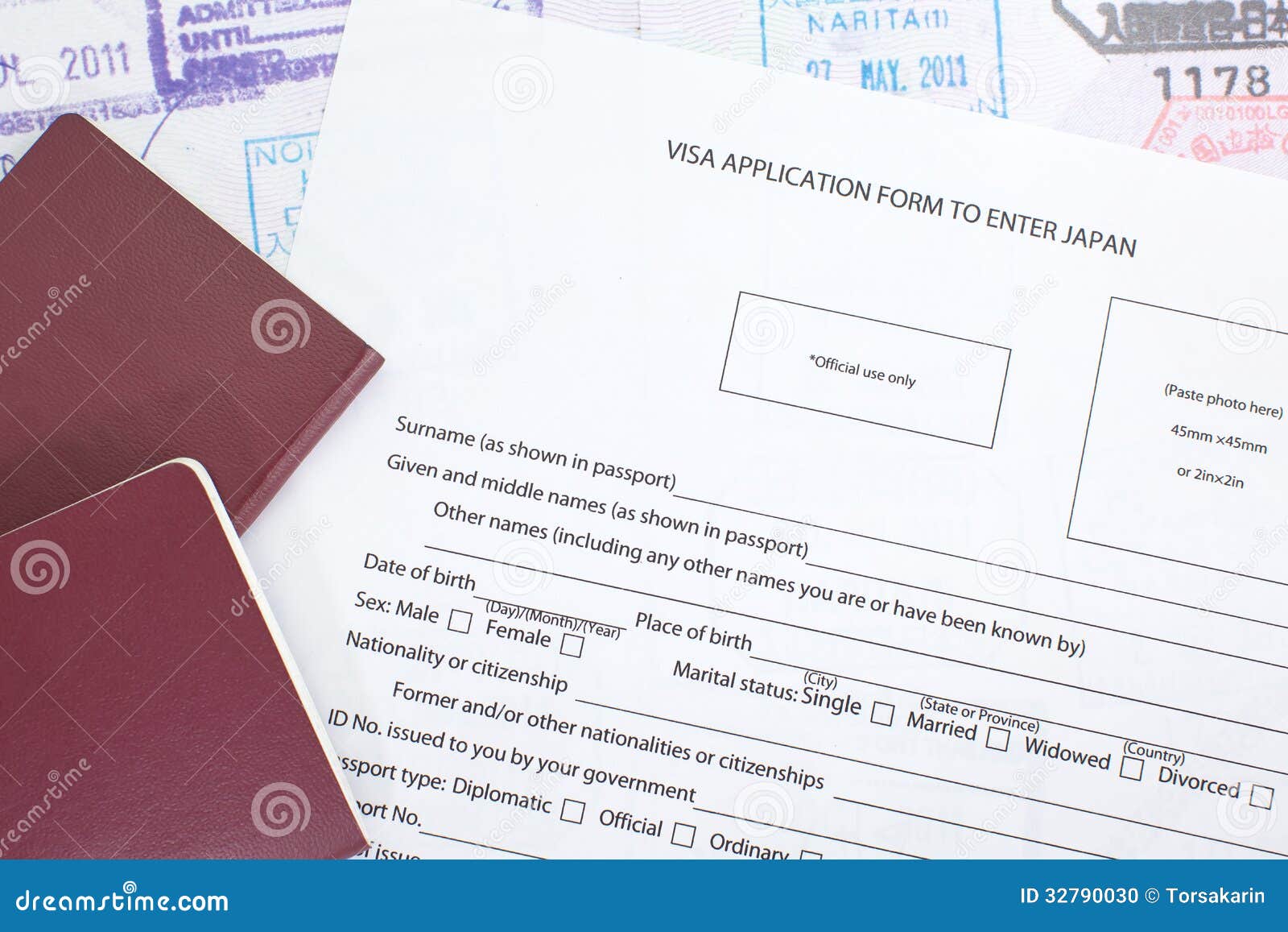 Filling visa stock photo. Image of businessman, finances - 32790030