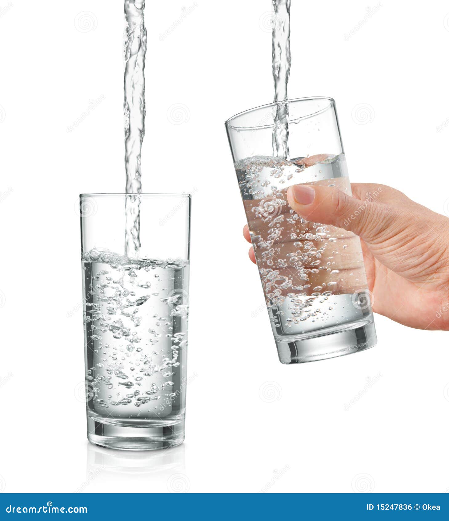 Filling water stock photo. Image of drink, hand, transparent - 15247836
