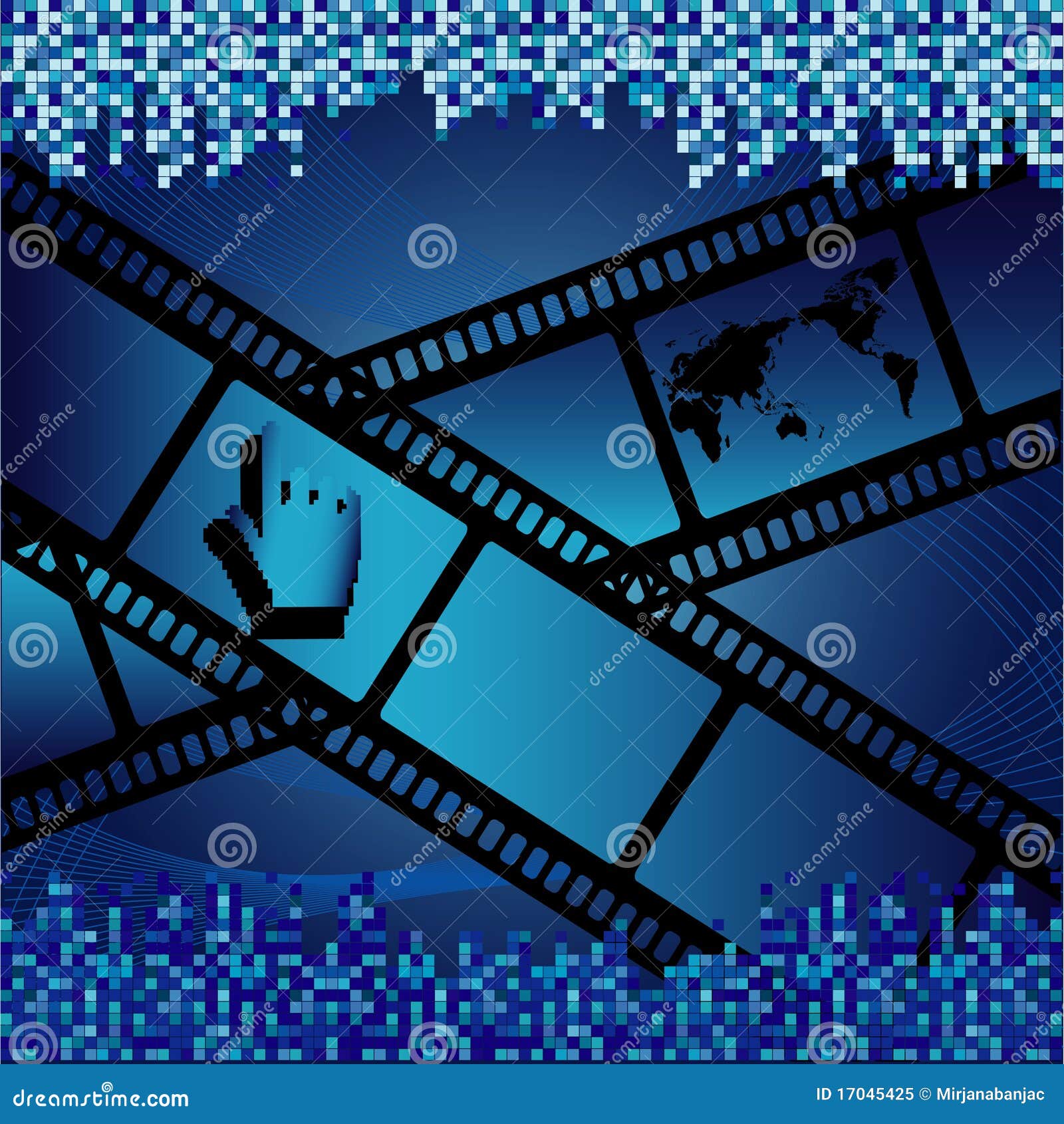 Film abstract stock vector. Illustration of template - 17045425