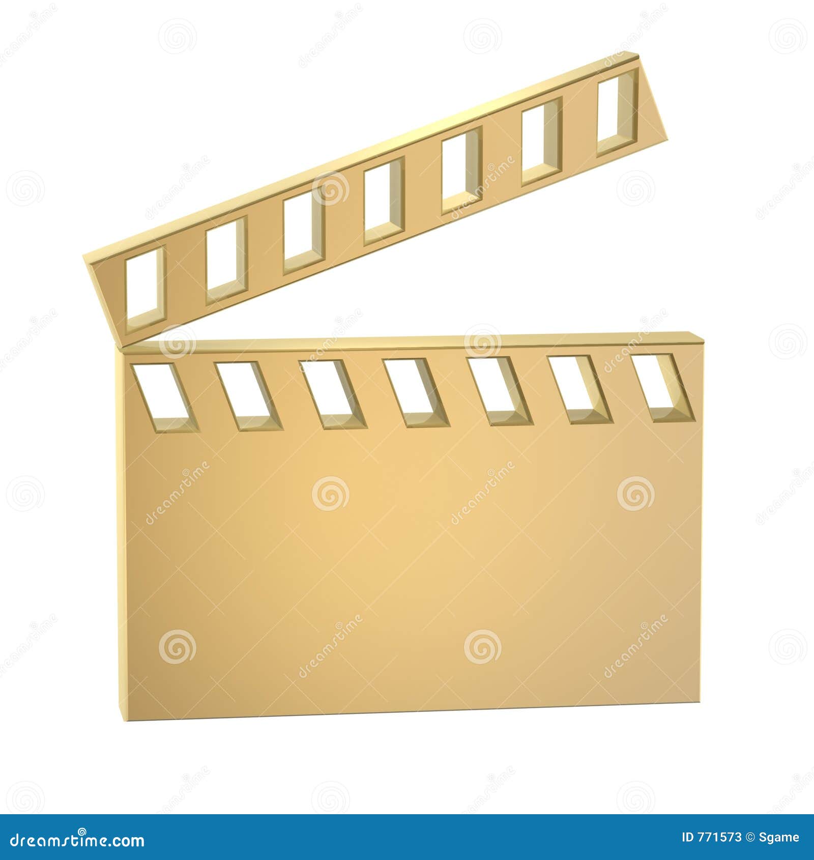 Film action clapperboard stock illustration. Illustration of film - 771573
