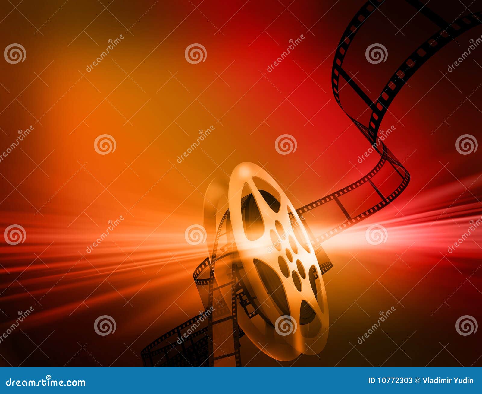 Film background. stock illustration. Illustration of screen - 10772303