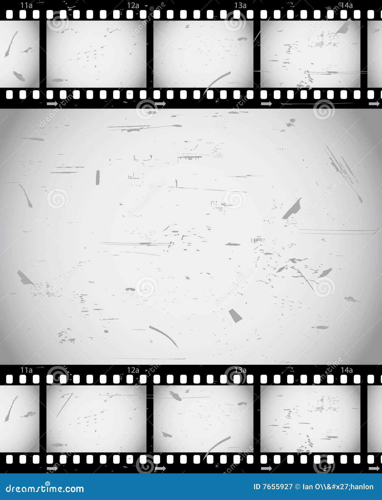 Film border stock vector. Image of grunge, strip, camera - 7655927