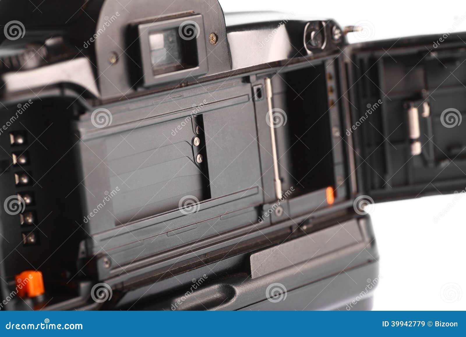 Film camera stock image. Image of hobby, opened, optical - 39942779