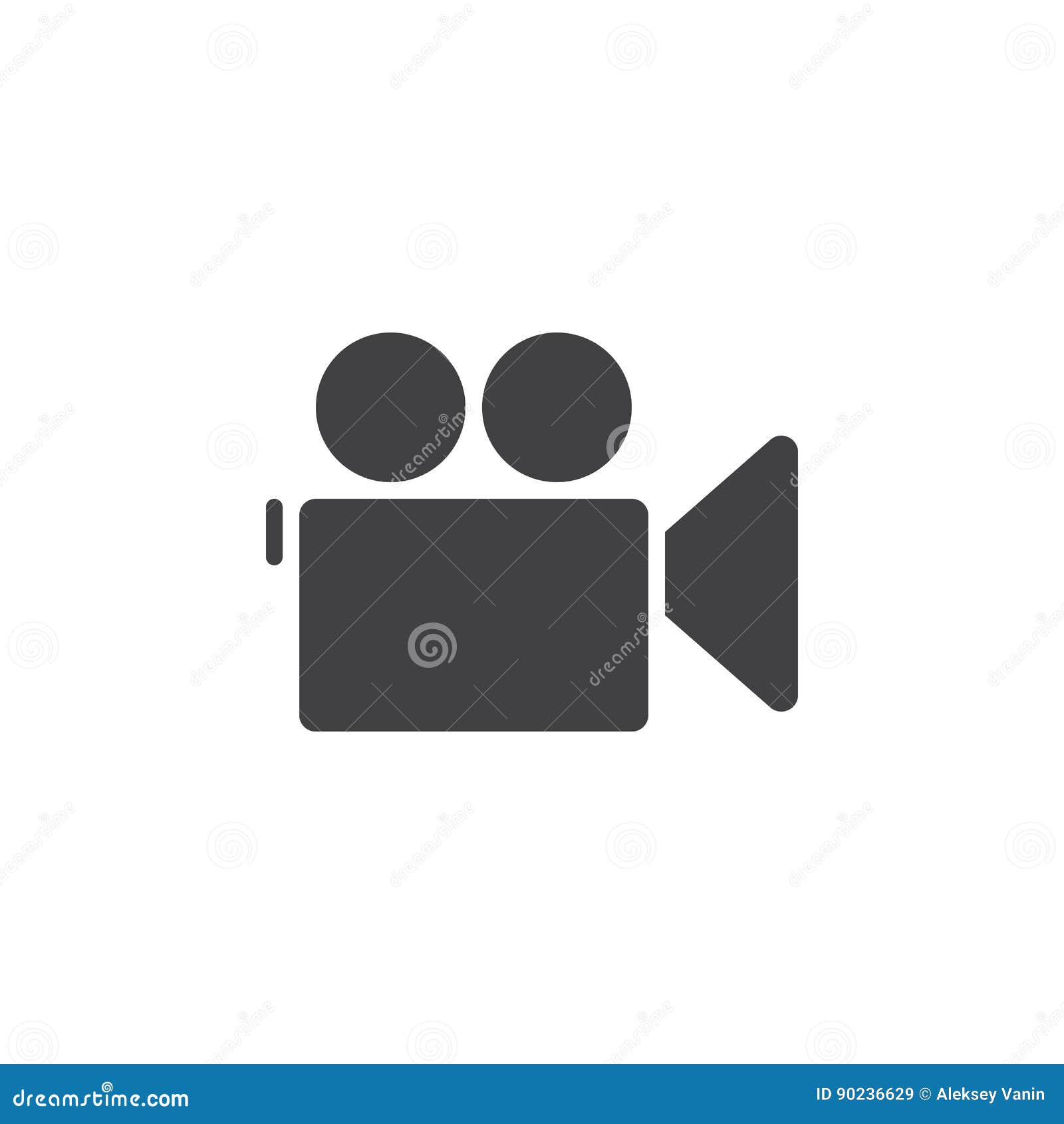 Film Camera Icon , Solid Logo Illustration, Pictogram Isol Stock ...