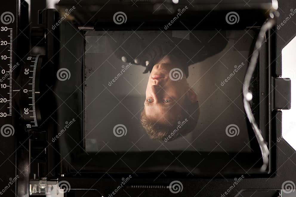 Film camera screen stock photo. Image of male, posing - 15016626