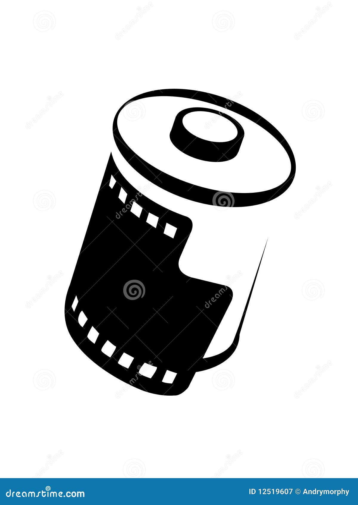 Film canister stock vector. Illustration of background - 12519607