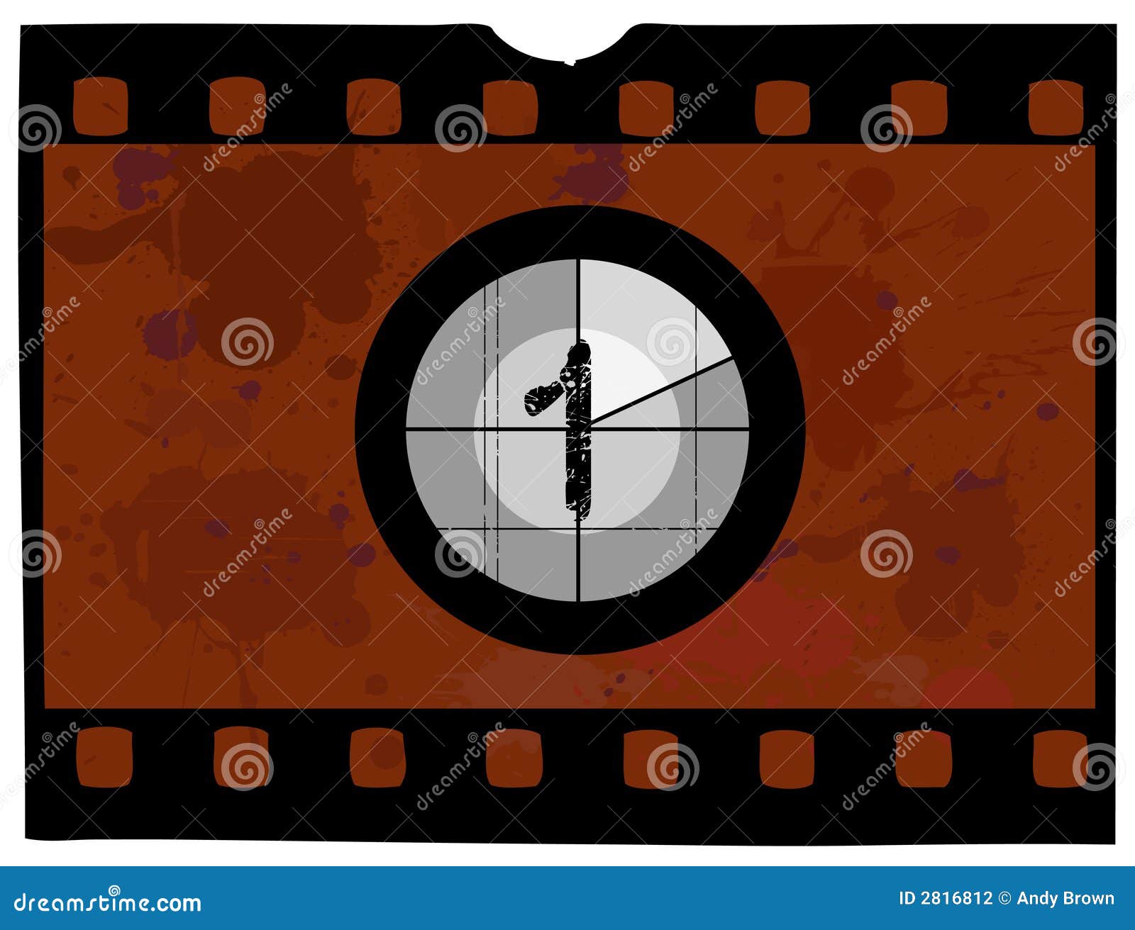 Film Countdown - at 1 stock illustration. Illustration of camera - 2816812