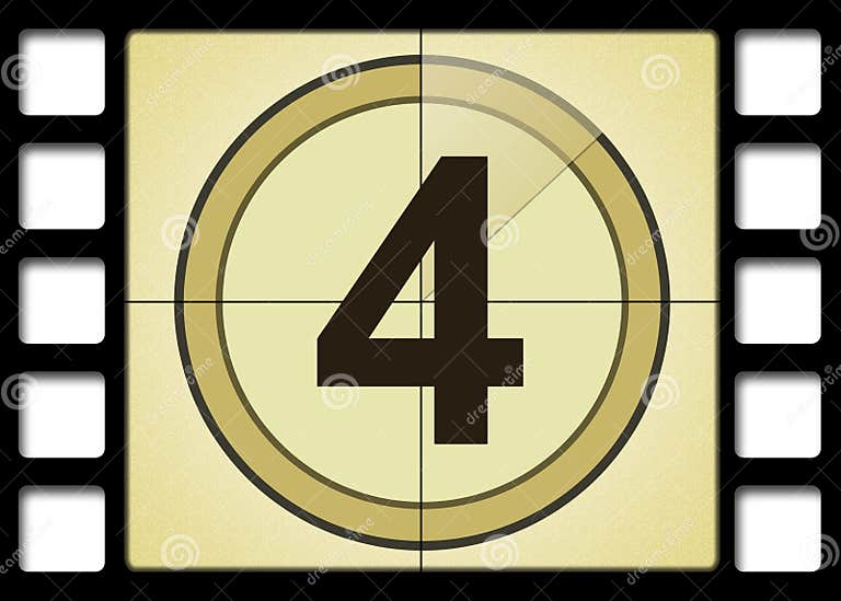 Film Countdown stock illustration. Illustration of director - 584273