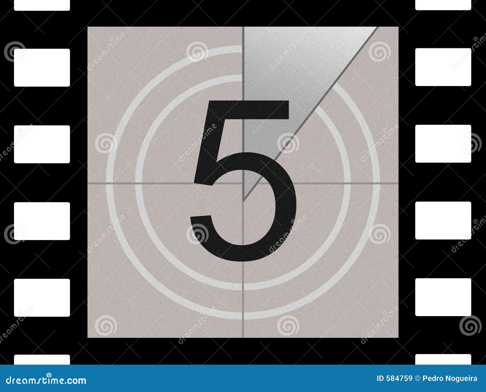 Film countdown stock illustration. Illustration of oscars - 584759