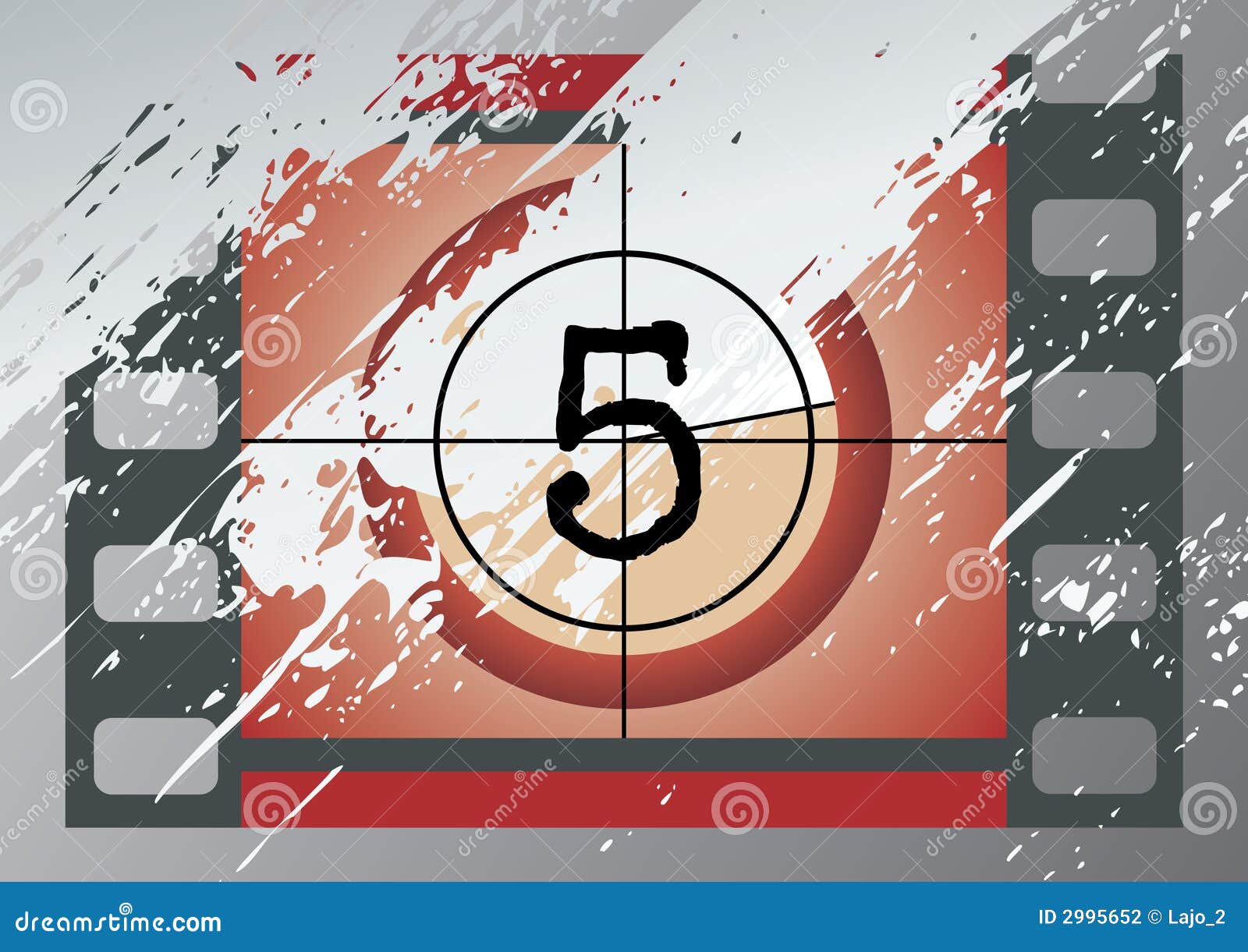 Film countdown (vector) stock vector. Illustration of negative - 2995652