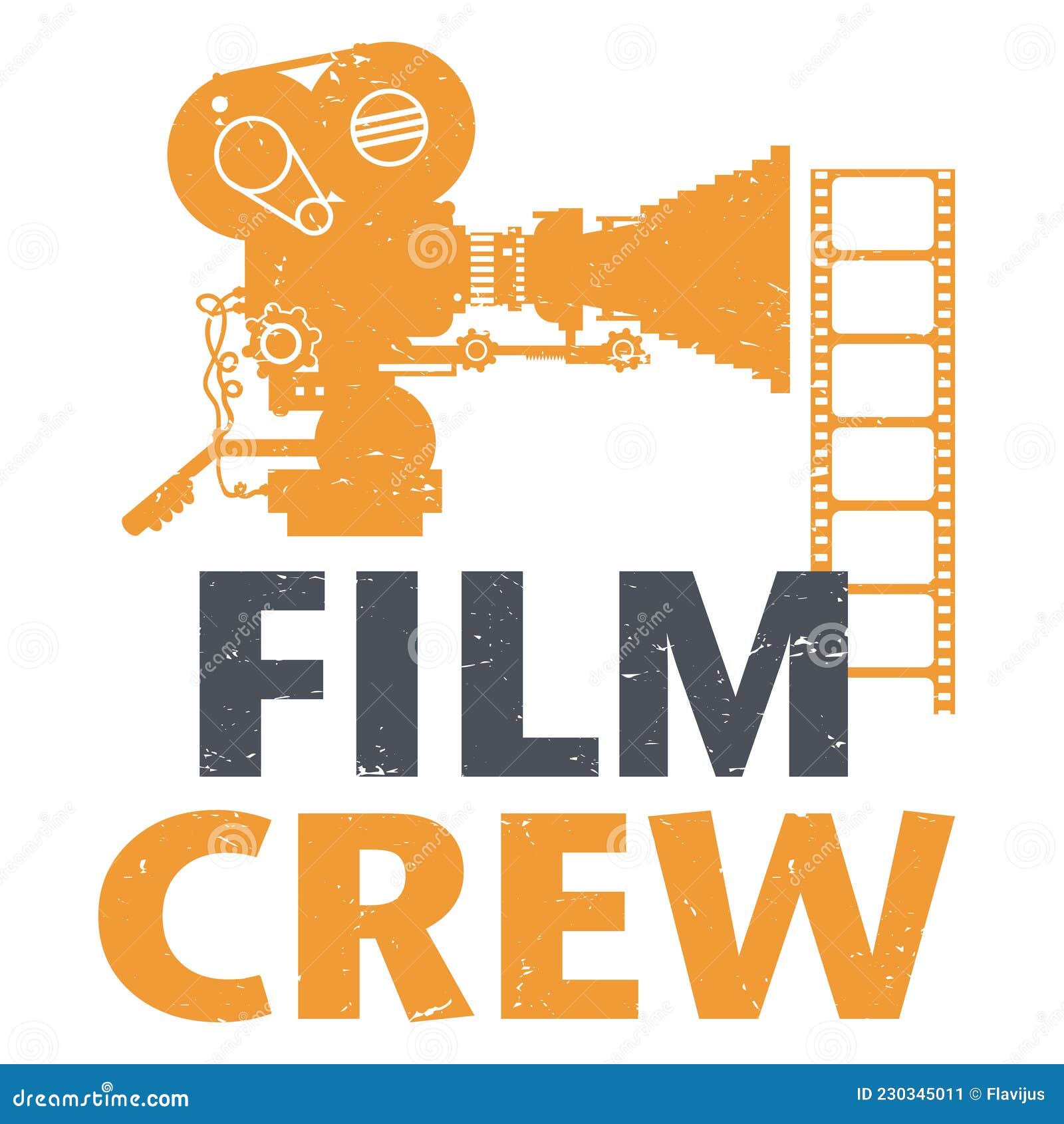Film Crew design, vector stock vector. Illustration of scene - 230345011