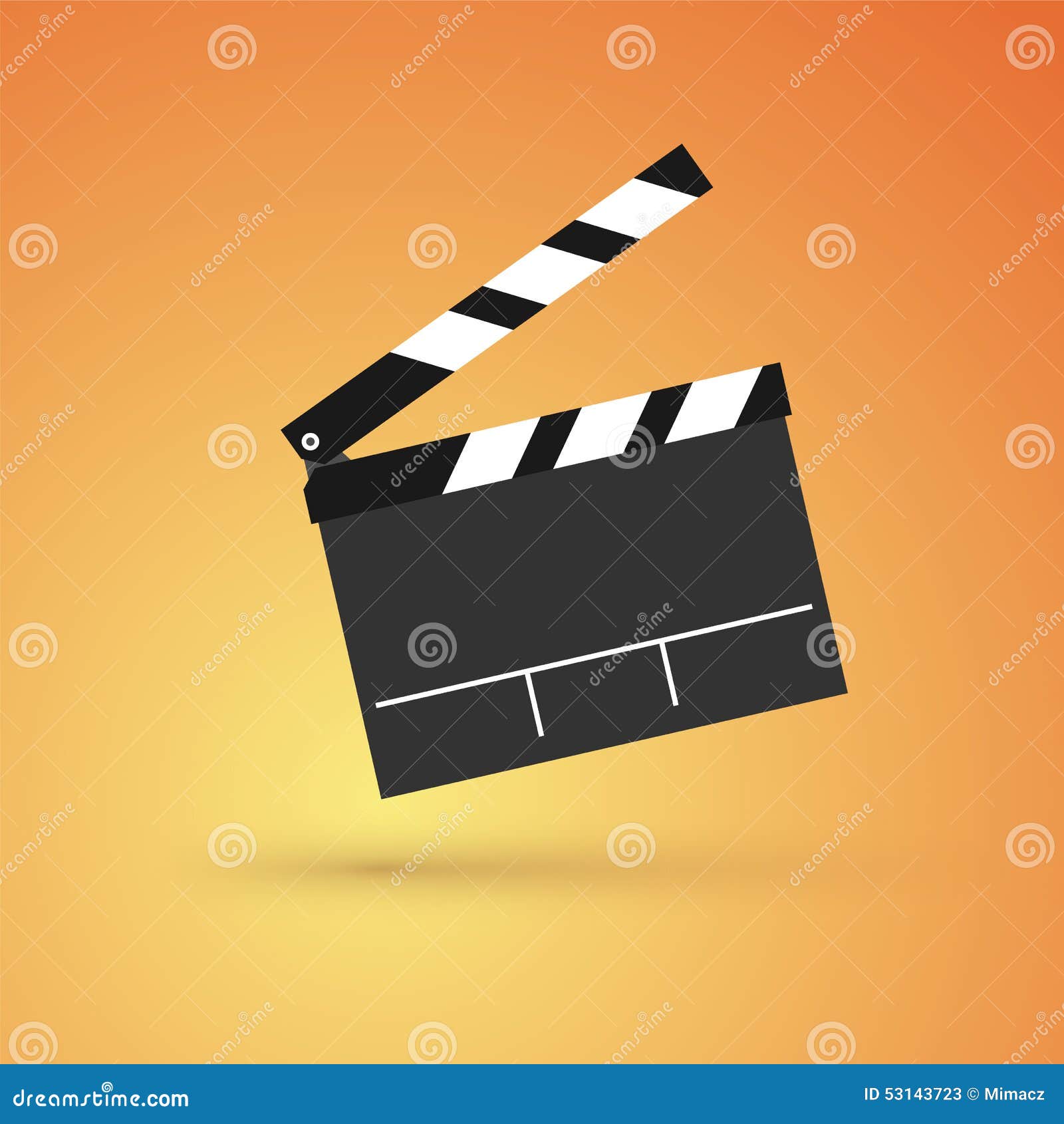 Cinema Flap Cartoon Vector | CartoonDealer.com #55176879
