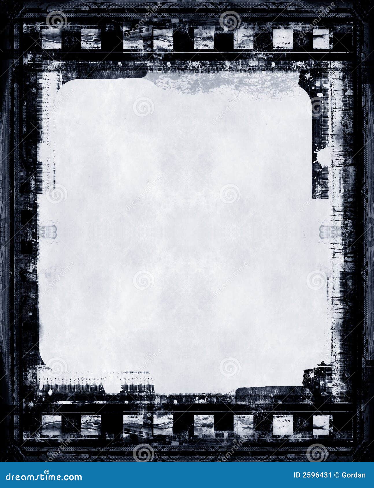 Film frame stock illustration. Illustration of digital - 2596431