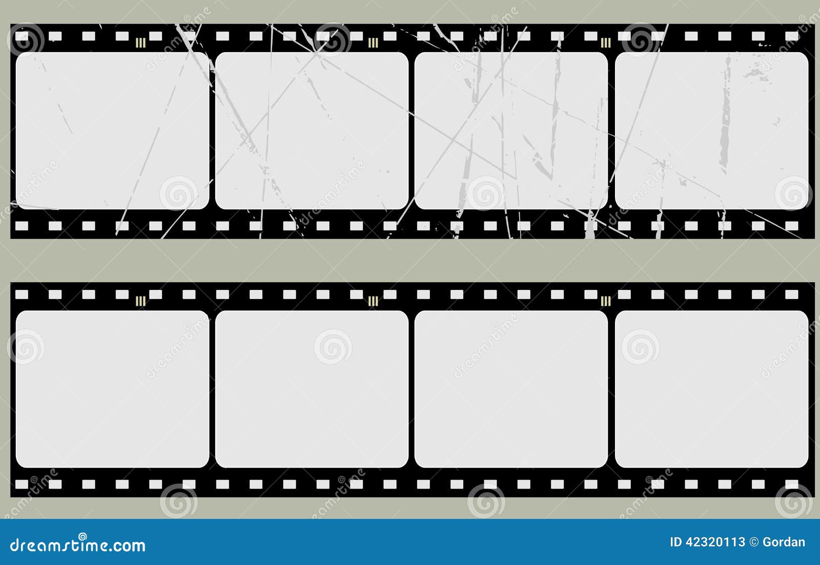 Film frame stock vector. Illustration of modern, filmstrip - 42320113