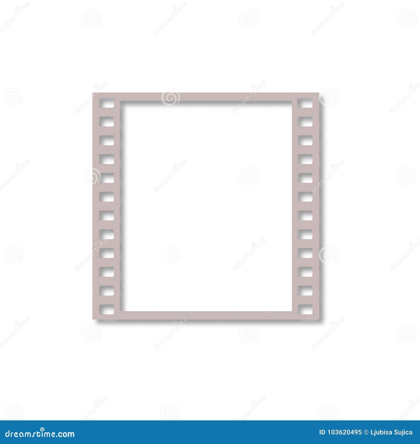 Film Frame icon stock vector. Illustration of negative - 103620495