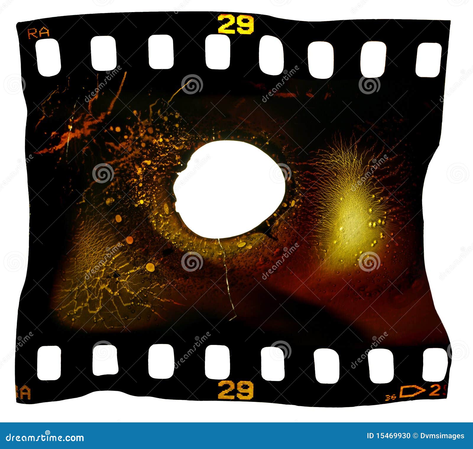 Burnt Photographic Film Frame Stock Photography | CartoonDealer.com ...