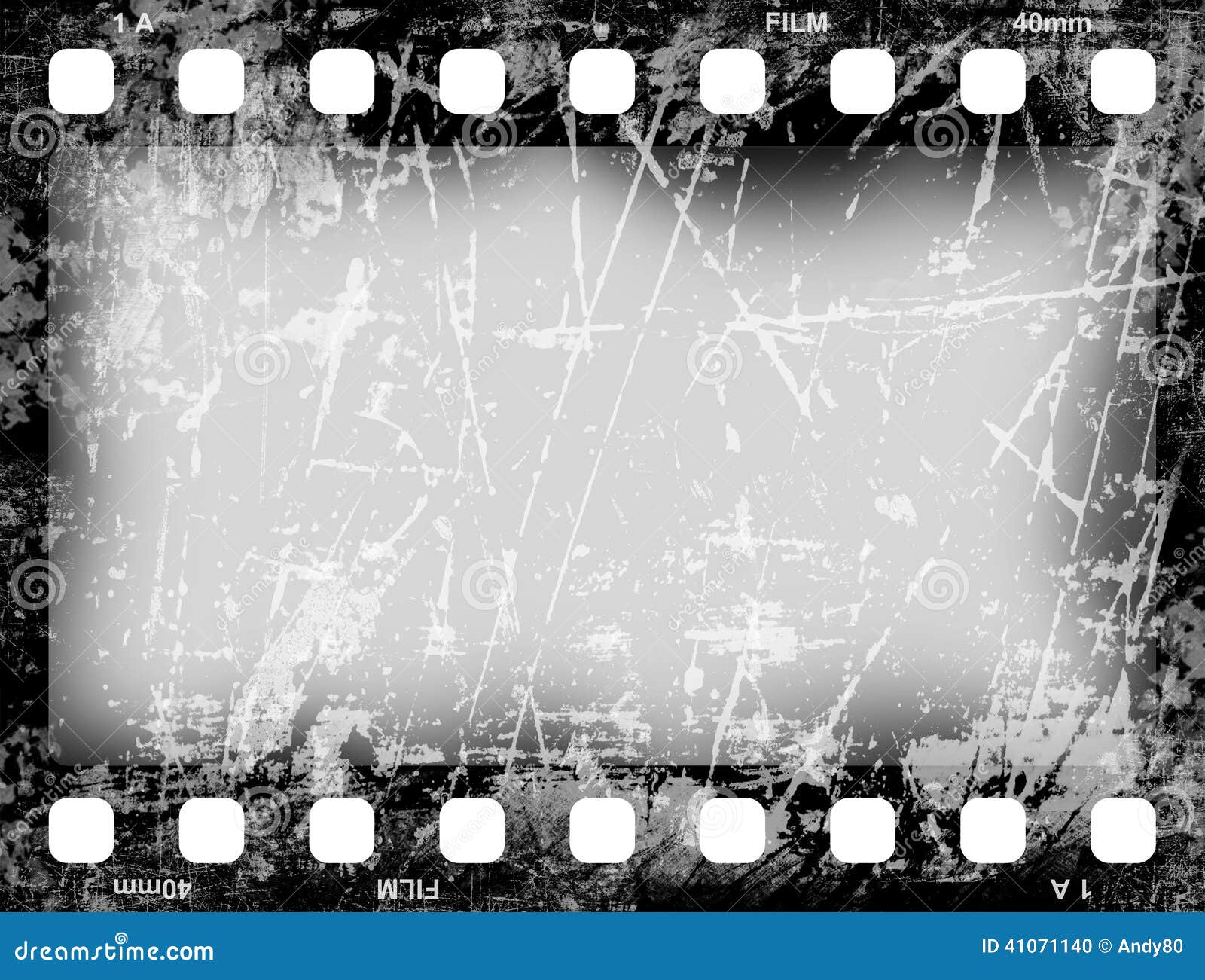 Film Frame Old Stock Illustration - Image: 41071140