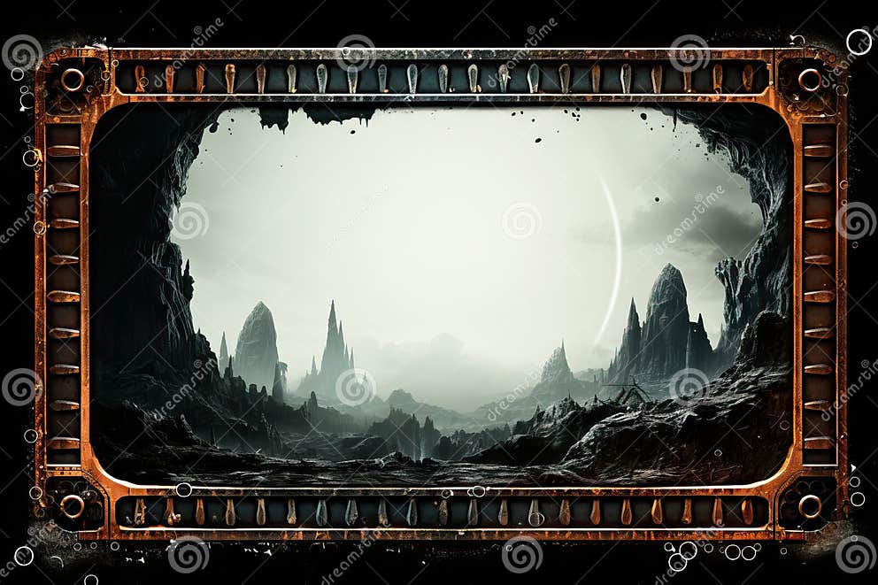 Film Frame with a Transparent Background Stock Illustration ...