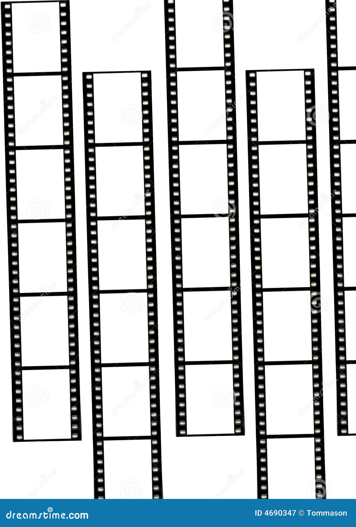 Film frames stock image. Image of frame, film, strips - 4690347