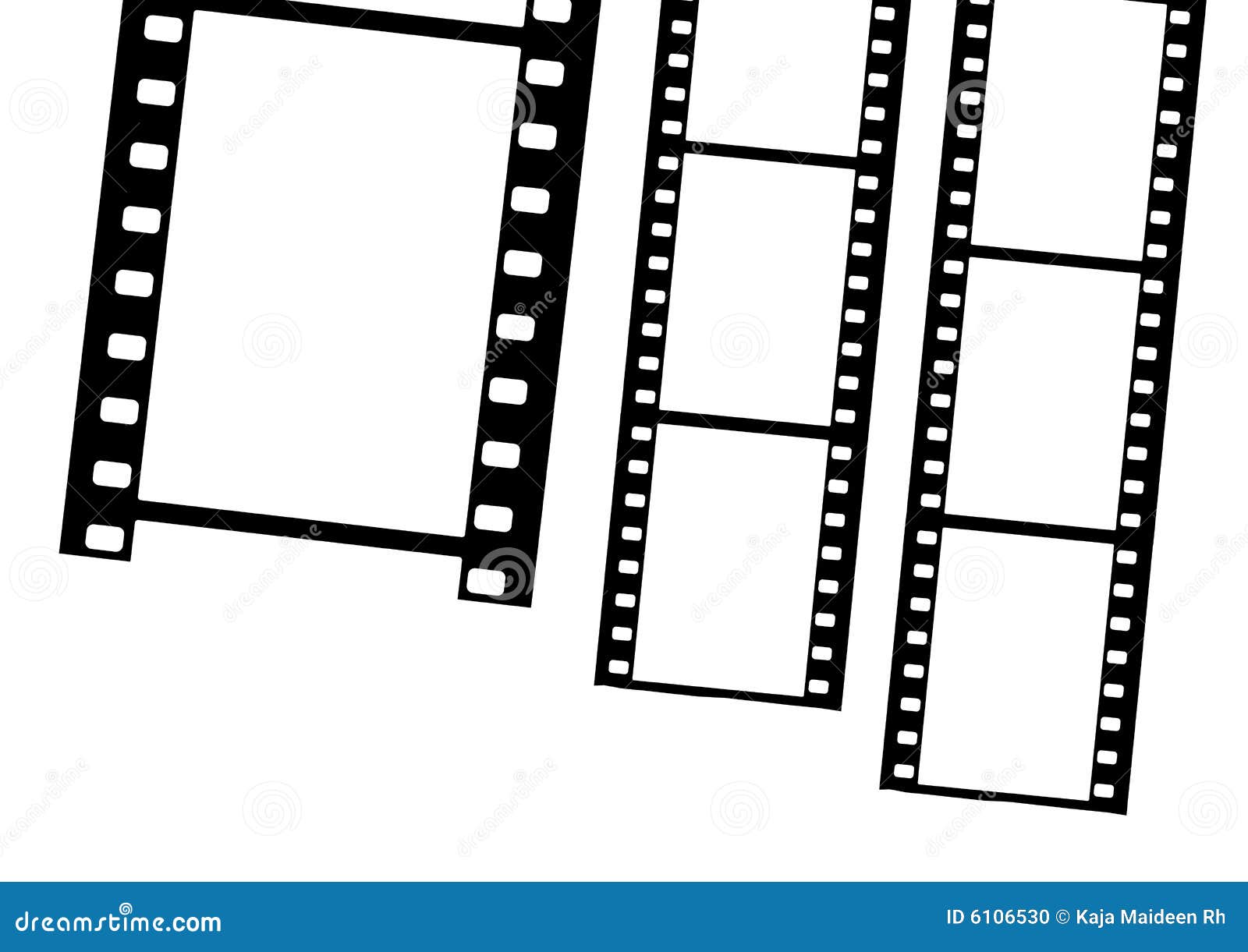 Film frames stock illustration. Illustration of borders - 6106530