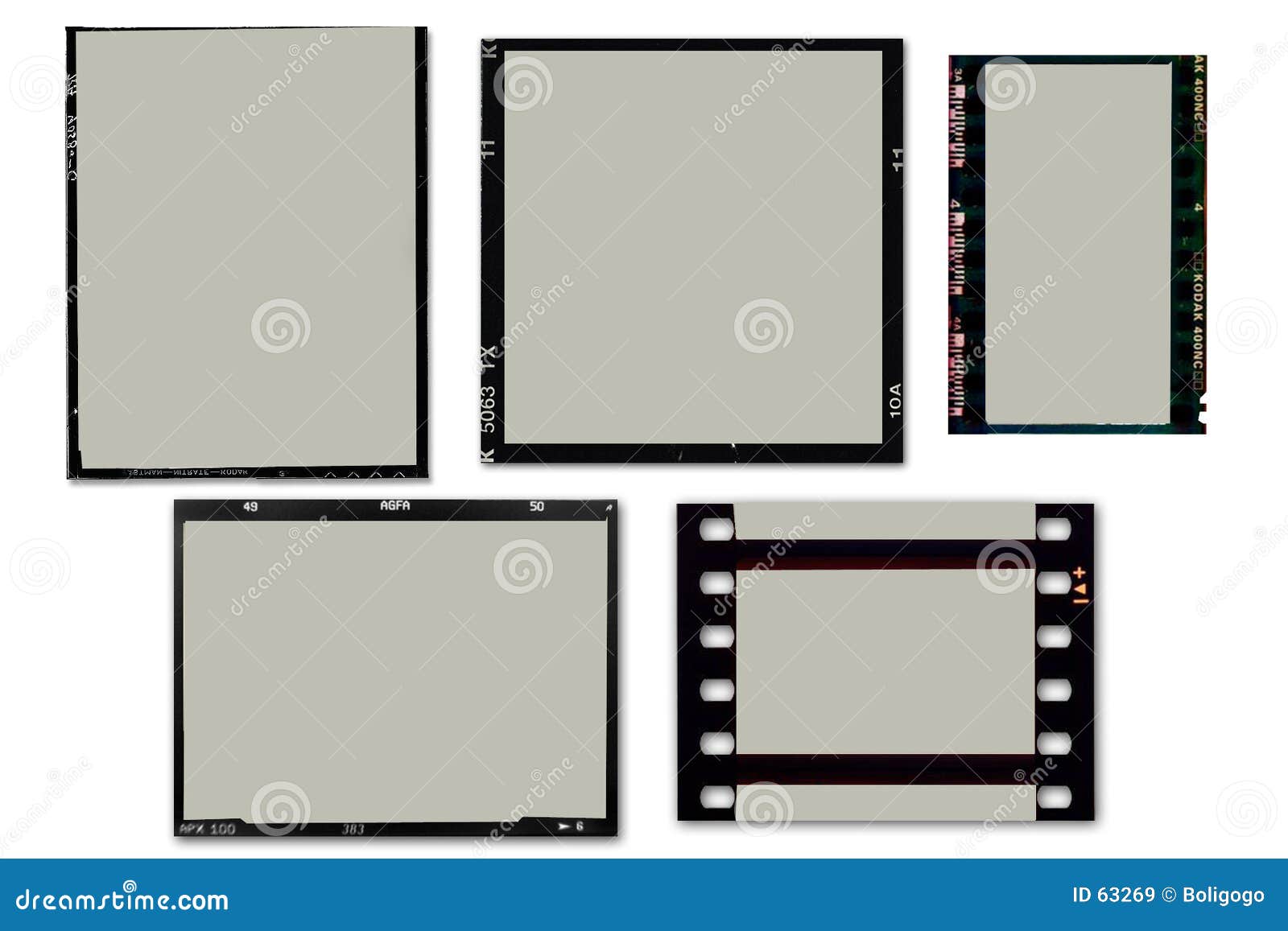 Film Frames stock illustration. Illustration of plates, grunge - 63269