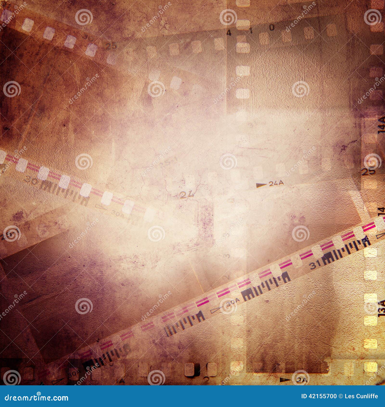 Film frames stock photo. Image of abstract, design, orange - 42155700