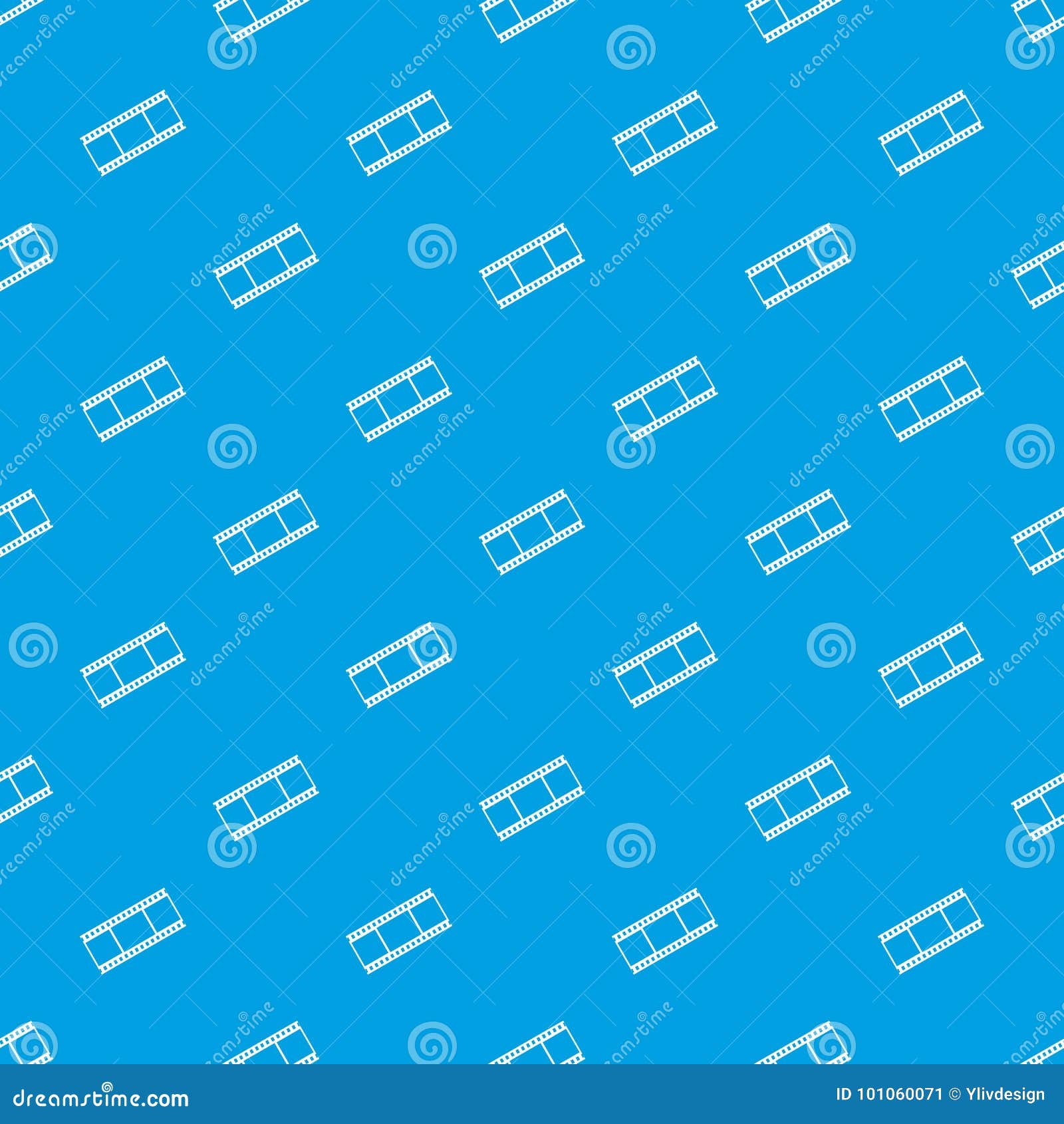 Film with Frames Pattern Seamless Blue Stock Vector - Illustration of ...