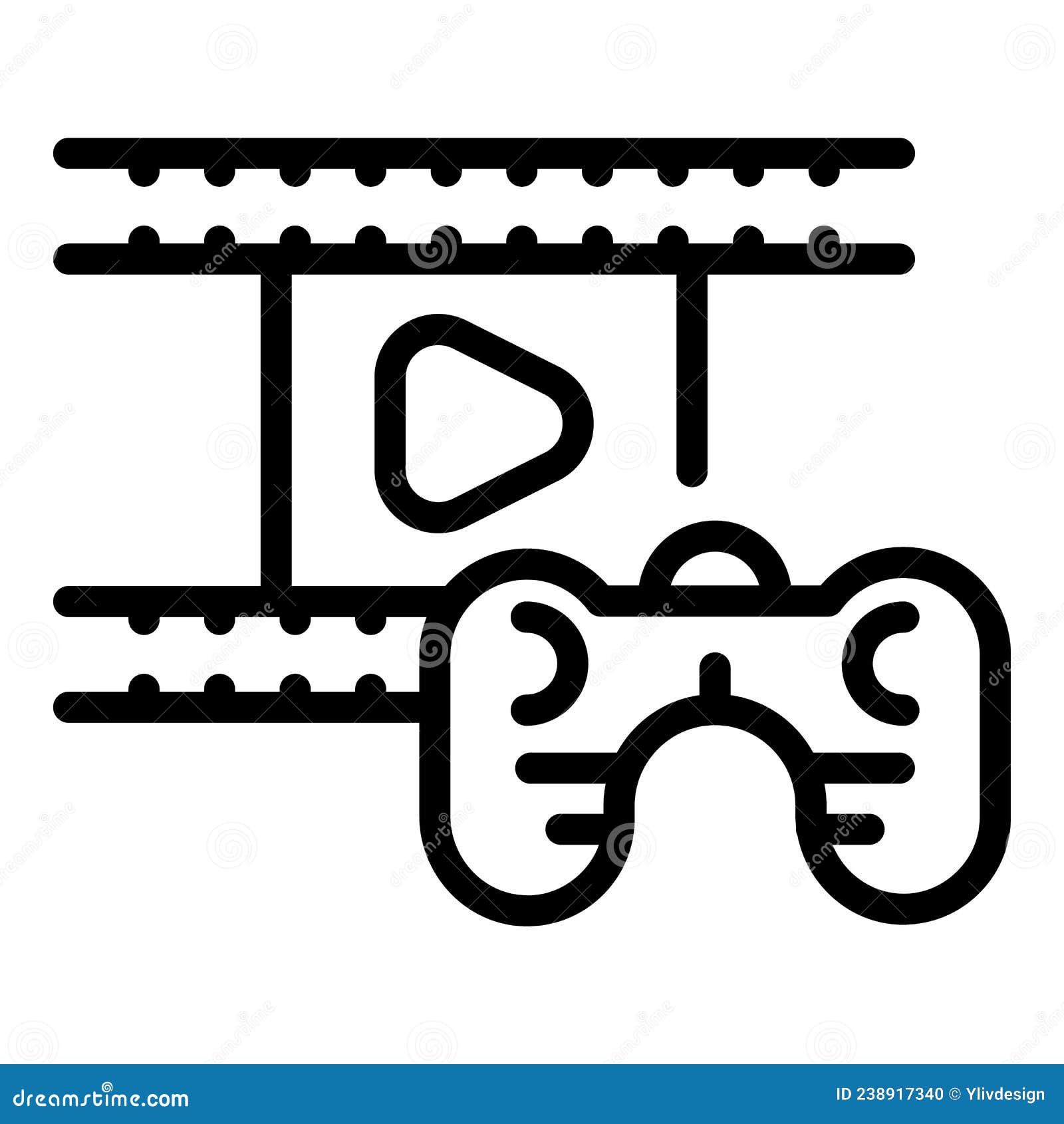 Gameplay Icon Vector Isolated On White Background, Logo Concept ...