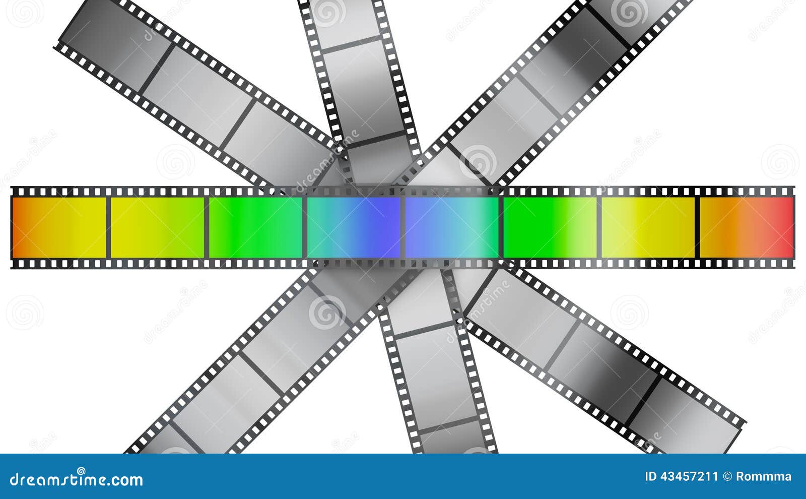 Film with gradient stock illustration. Illustration of white - 43457211