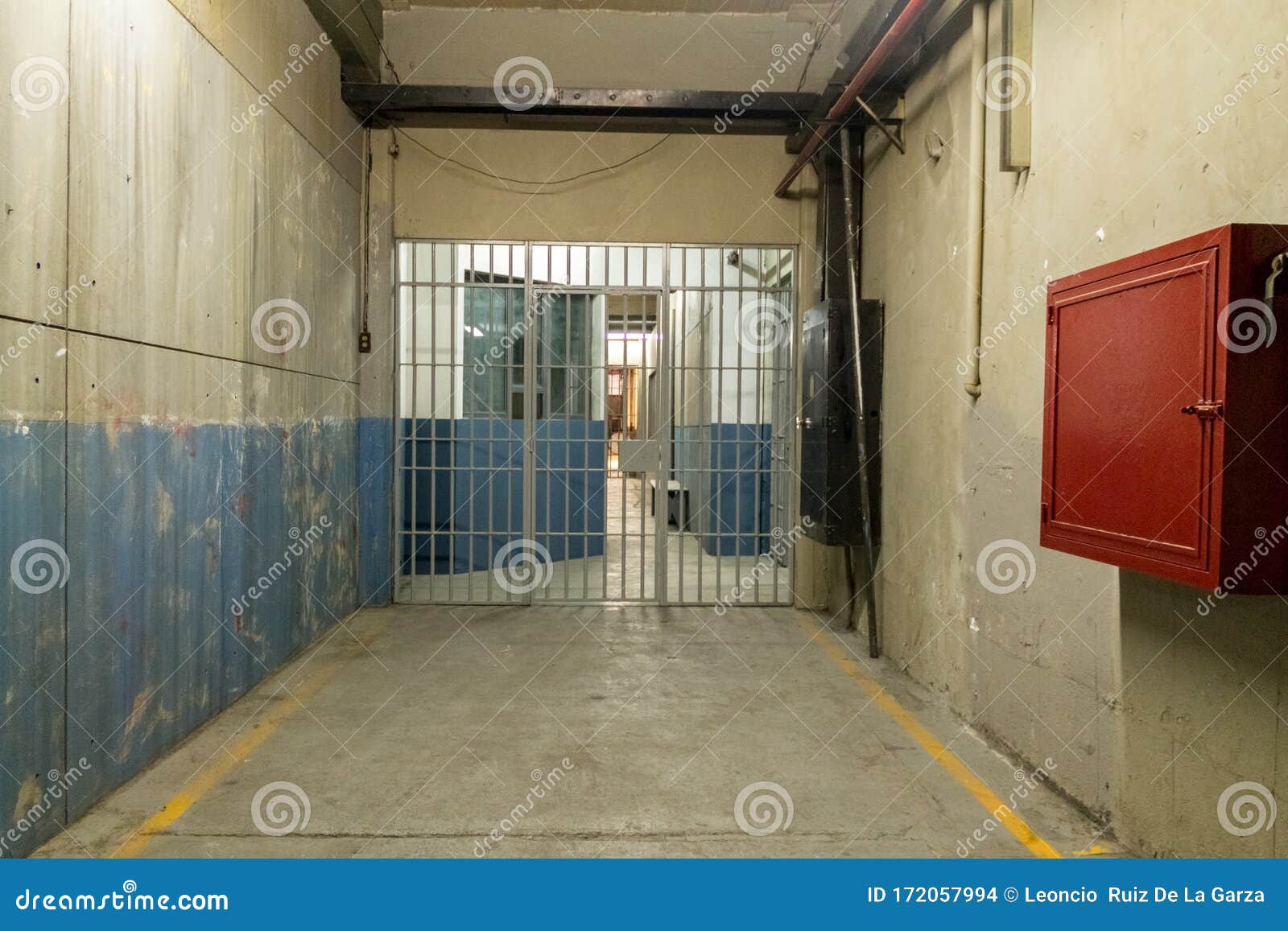 Prison Hall With Cell Doors Royalty-Free Stock Image | CartoonDealer ...