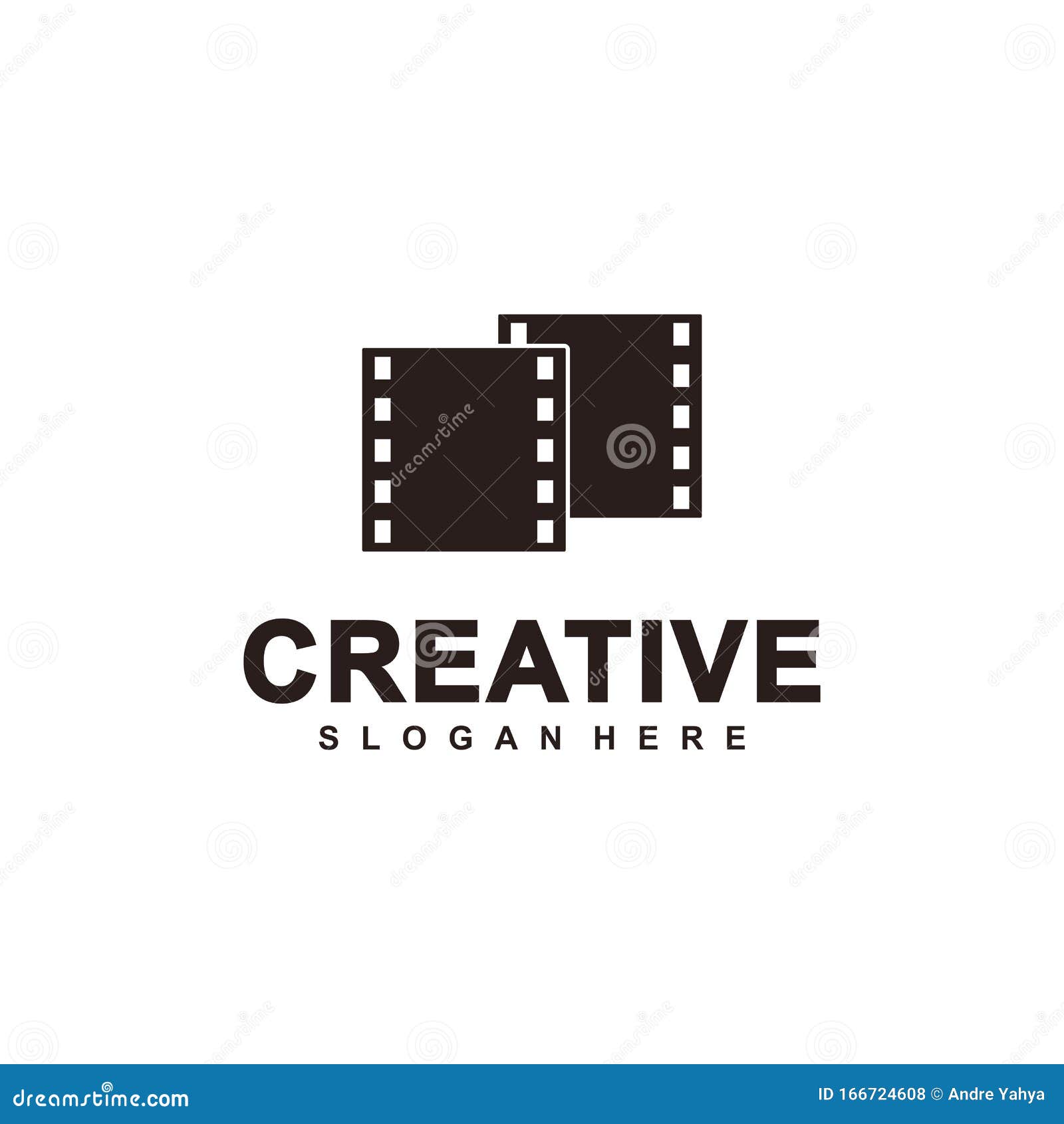 Film Logo Template, Design Vector Stock Illustration - Illustration of ...