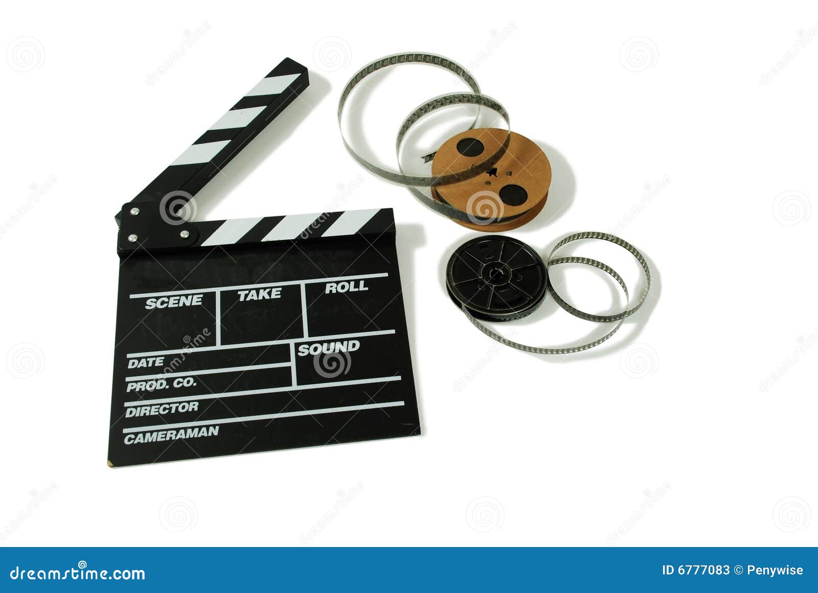 Film and movie board stock image. Image of cameraman, notes - 6777083